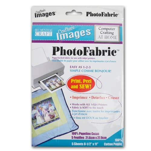 Photofabric 100% Cotton Twill 21.6cm x 27.9cm - Sewdirect