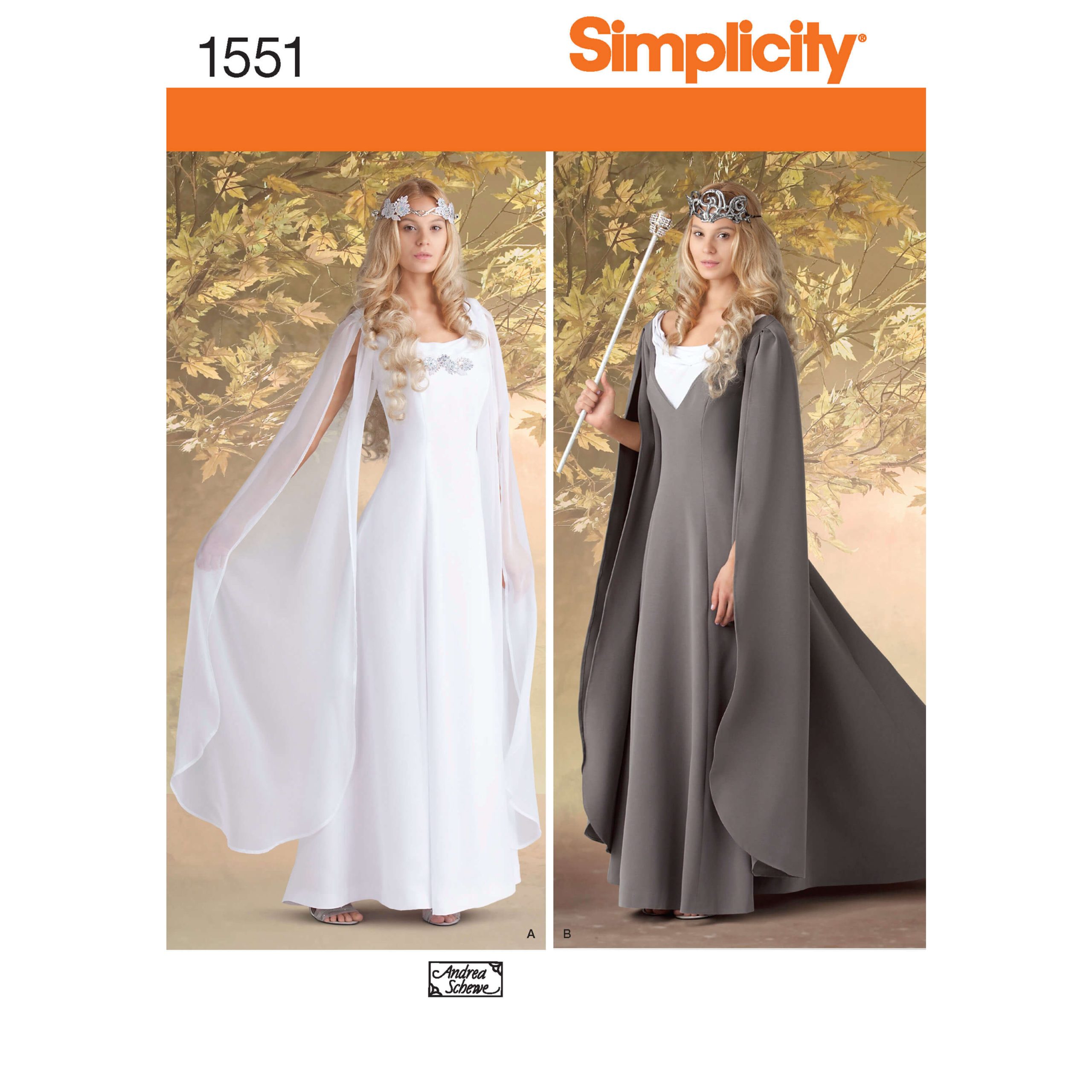 Simplicity Sewing Pattern 1551 Misses’ Costumes - Sewdirect