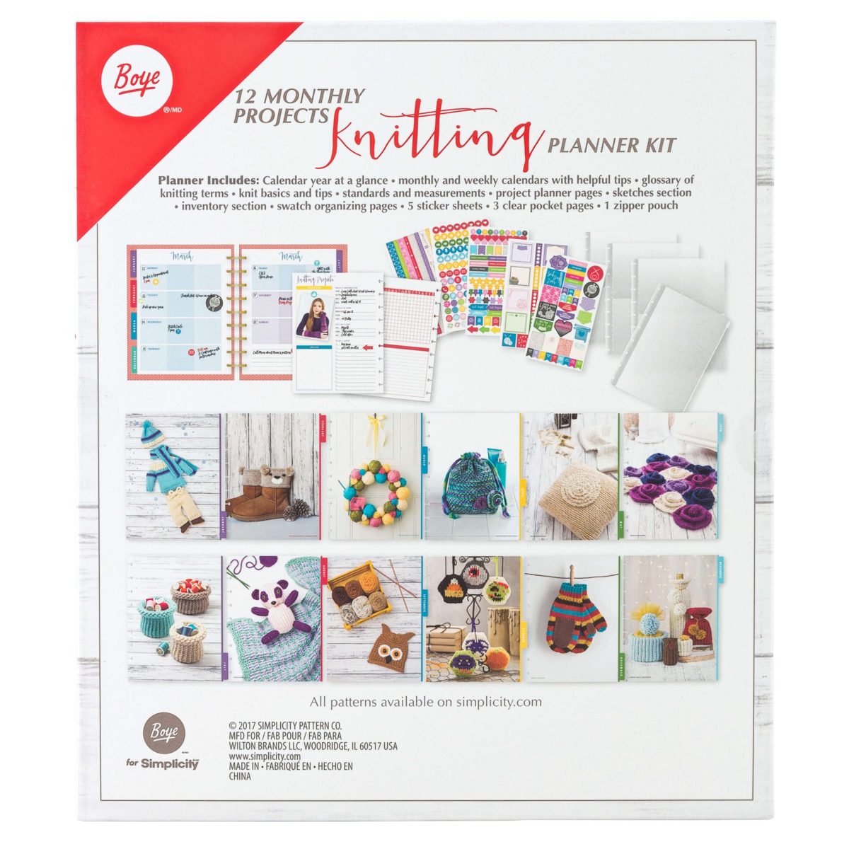 DELUXE KNITTING PLANNER KIT - Sewdirect