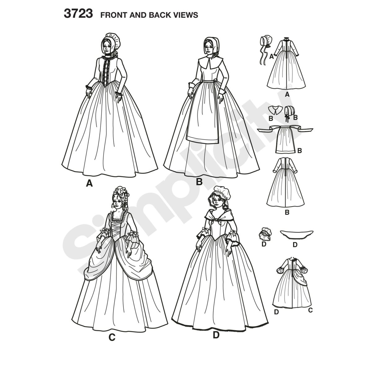 Simplicity Sewing Pattern 3723 Misses’ Costumes - Sewdirect