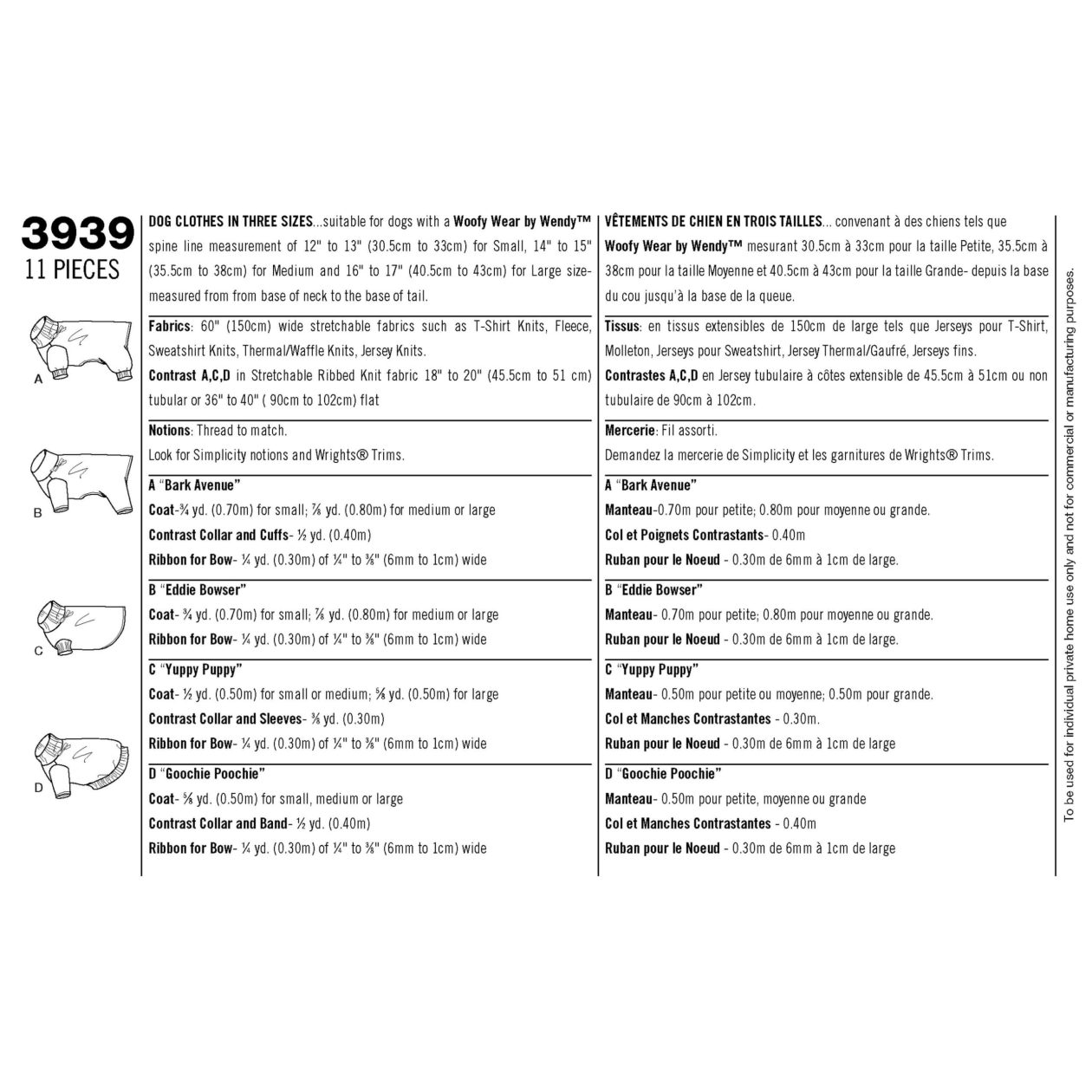 Simplicity Sewing Pattern 3939 Crafts - Sewdirect