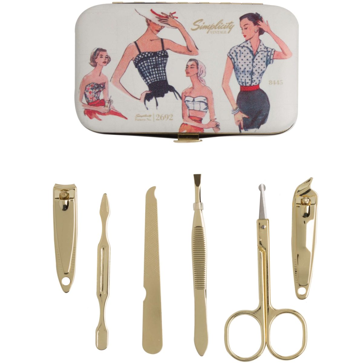 SIMPLICITY VINTAGE 7 PC MANICURE SET - 2692 8445 - Sewdirect