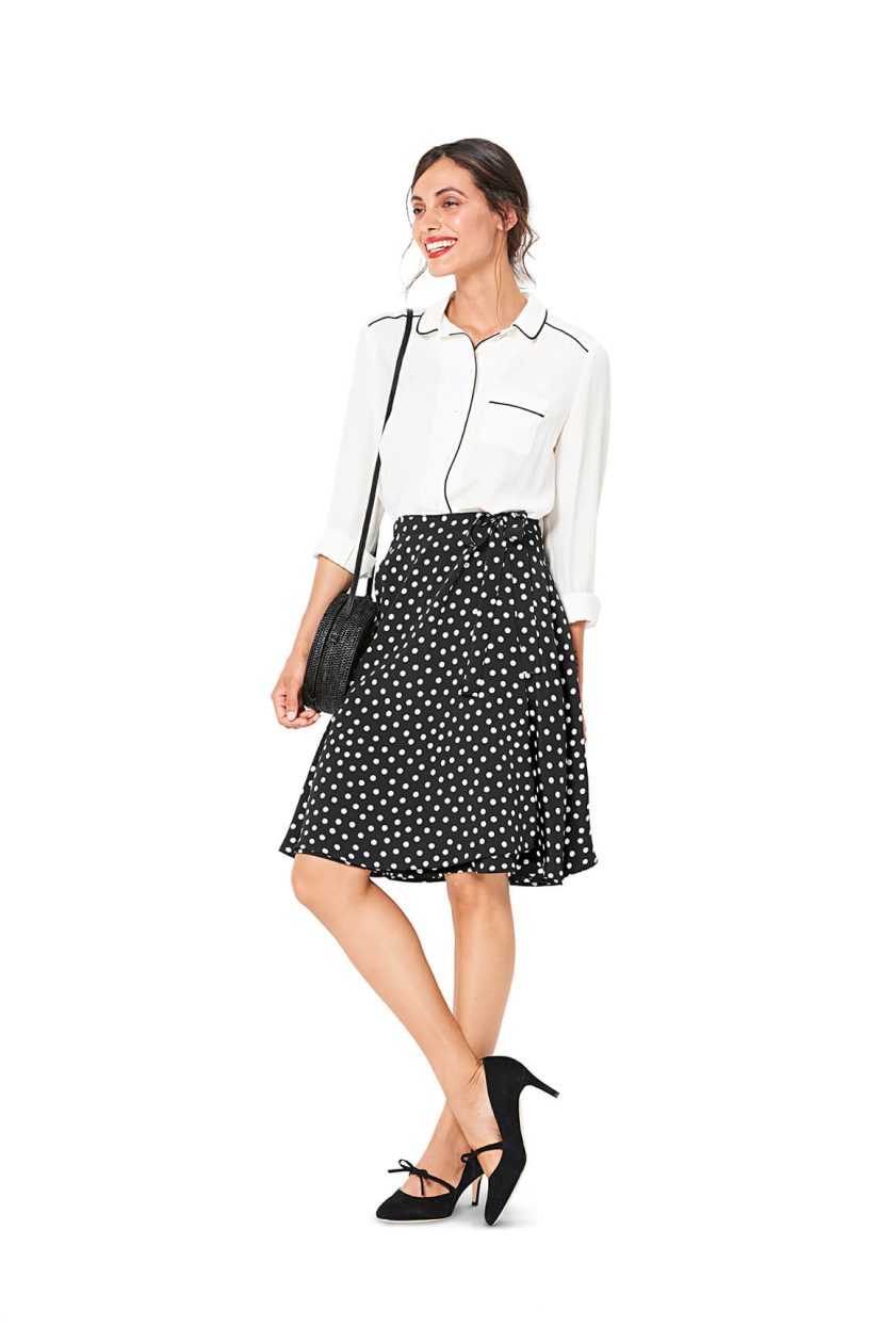 Burda Style Pattern B6340 Misses’ wrap skirt - Sewdirect