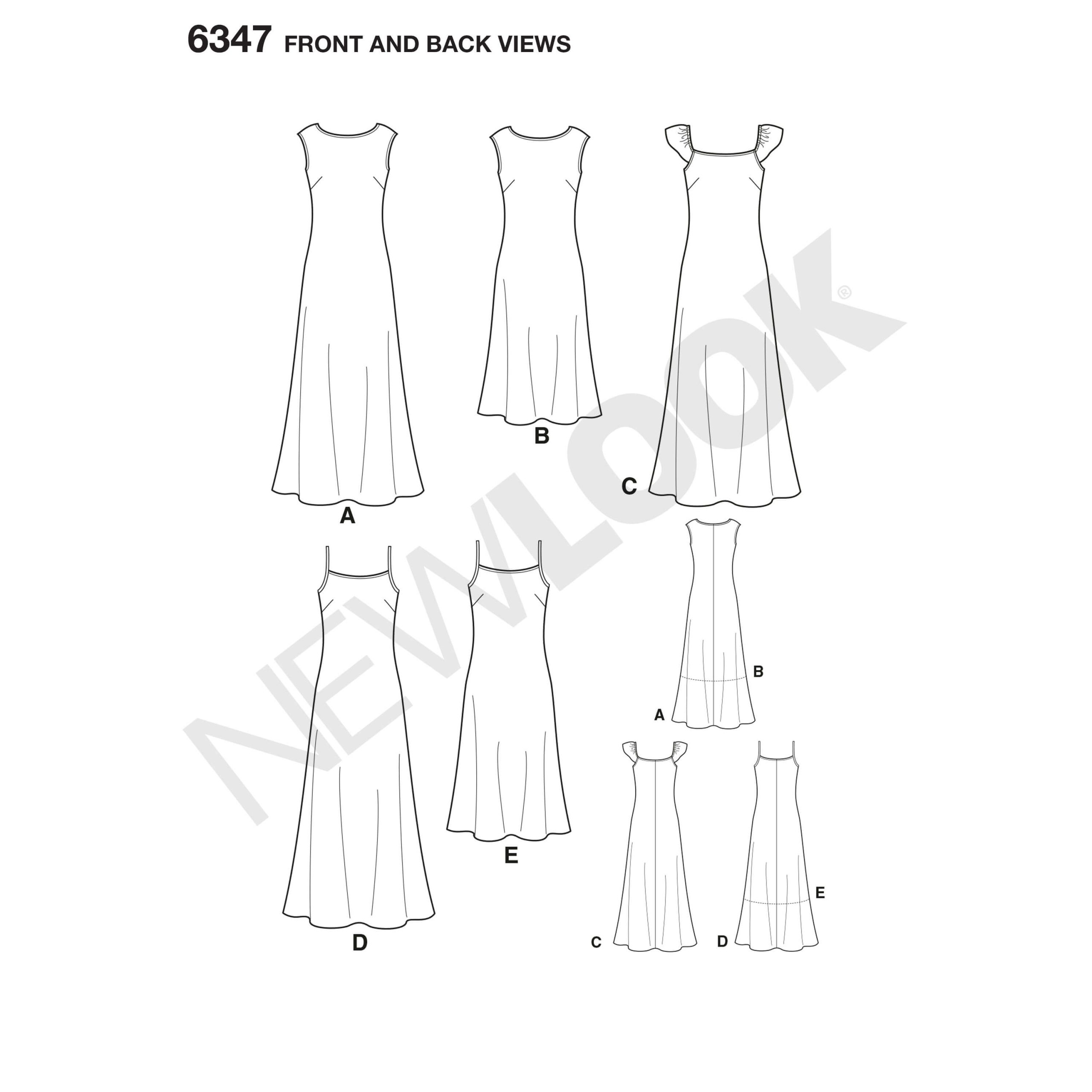 New Look Sewing Pattern N6347 Misses’ Dresses - Sewdirect