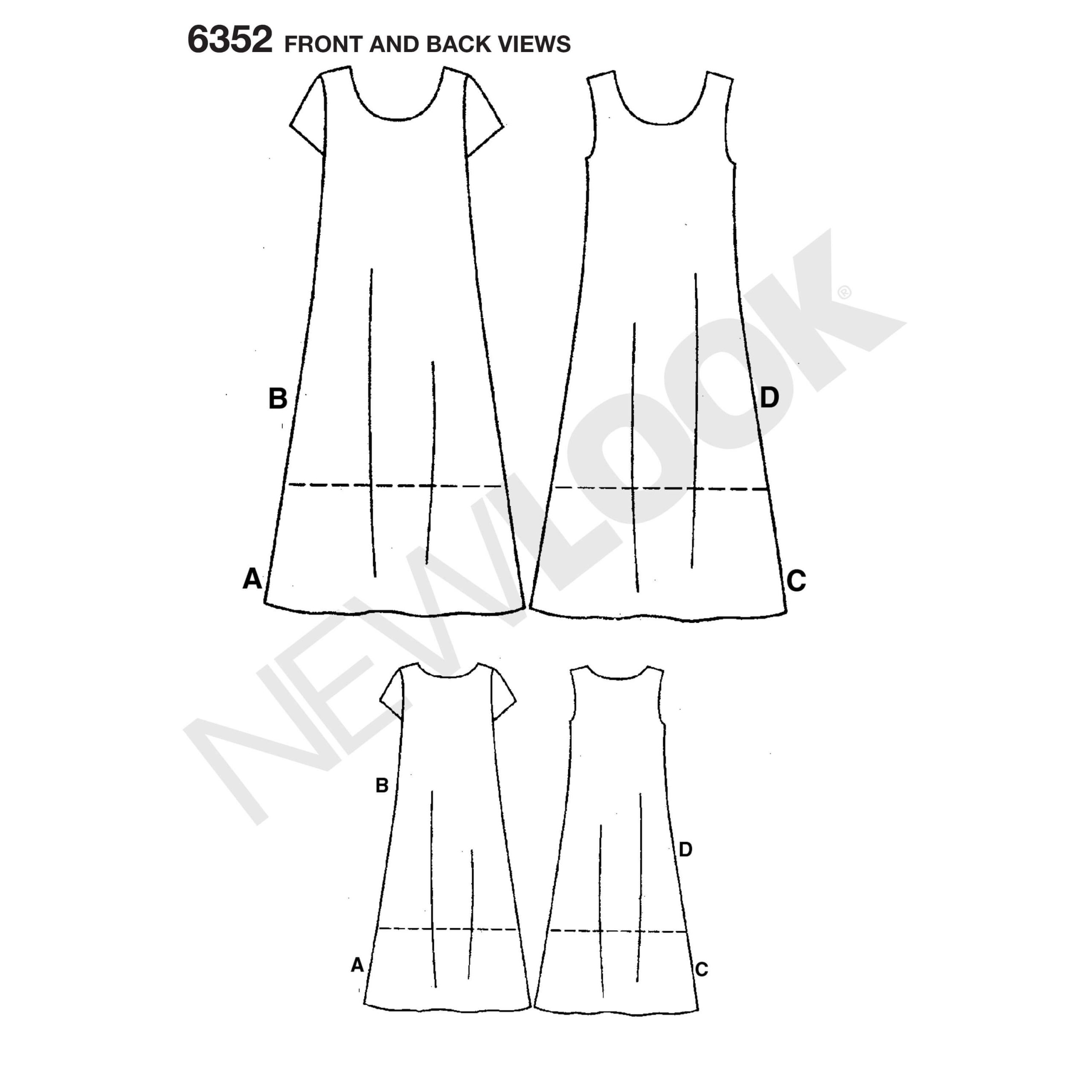 New Look Sewing Pattern N6352 Misses’ Dresses - Sewdirect