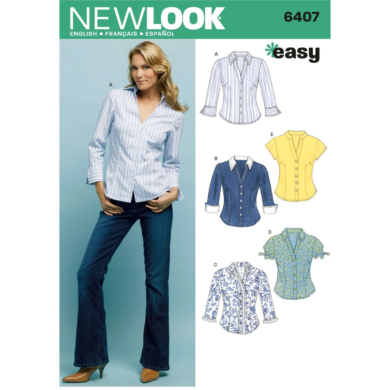 New Look Sewing Pattern N6407 Misses’ Tops - Sewdirect
