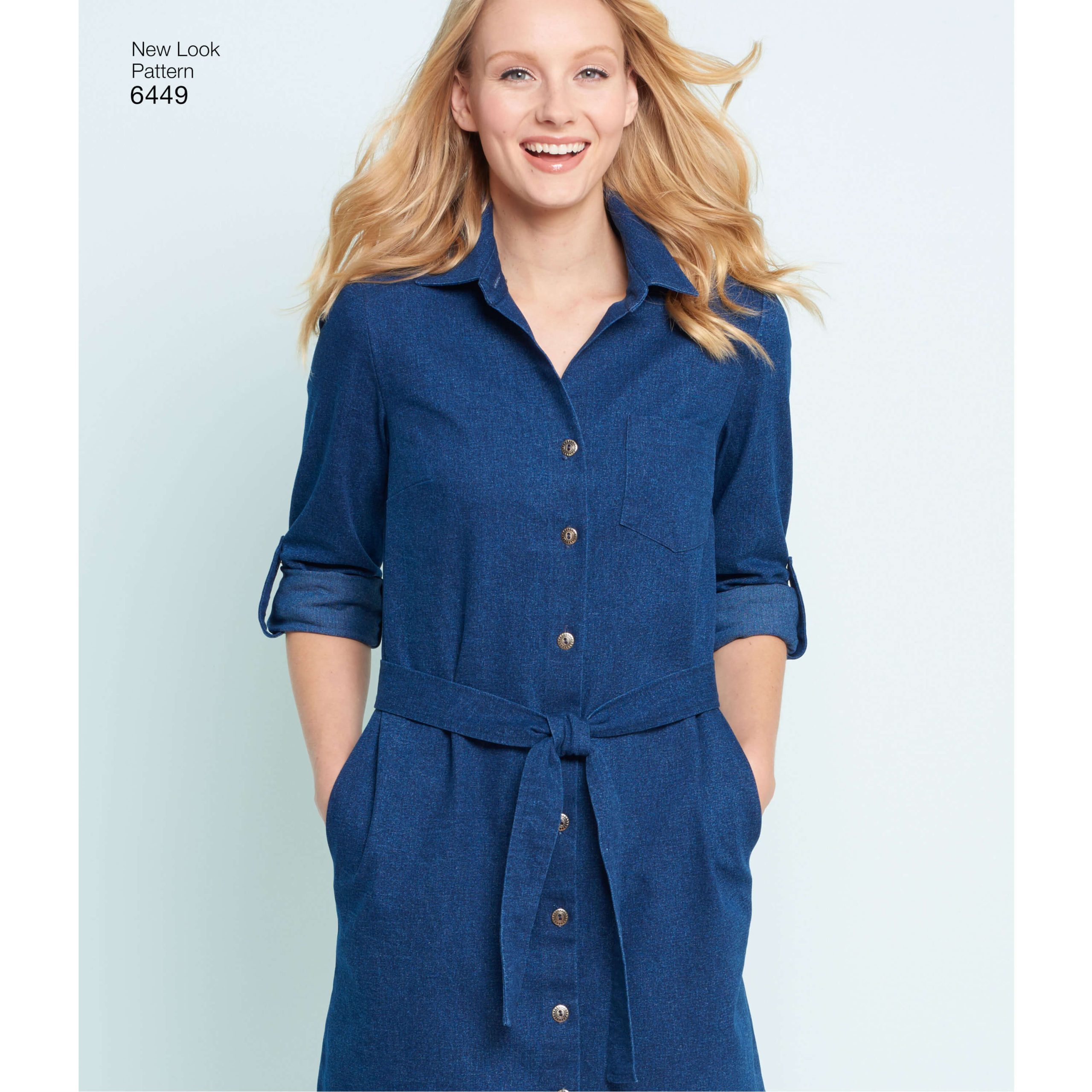 New Look Sewing Pattern N6449 Misses’ Easy Shirt Dress and Knit Dress ...
