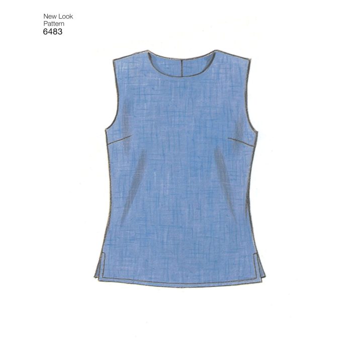 New Look Sewing Pattern N6483 Misses’ Tops - Sewdirect