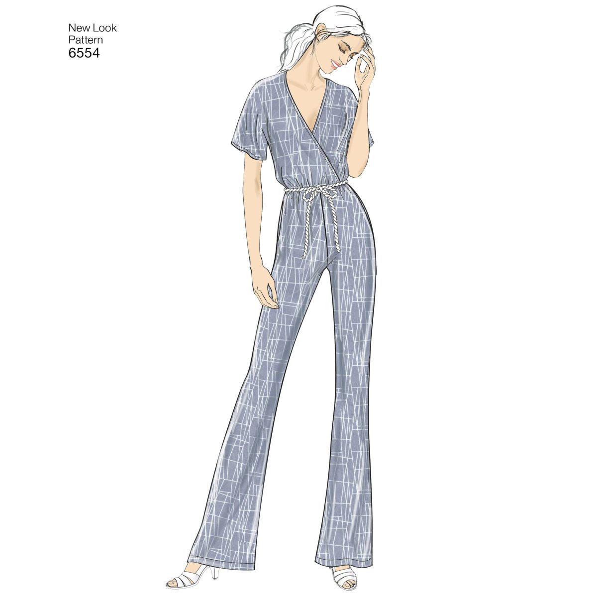 New Look Pattern 6554 Misses’ Knit Jumpsuit and Dresses - Sewdirect
