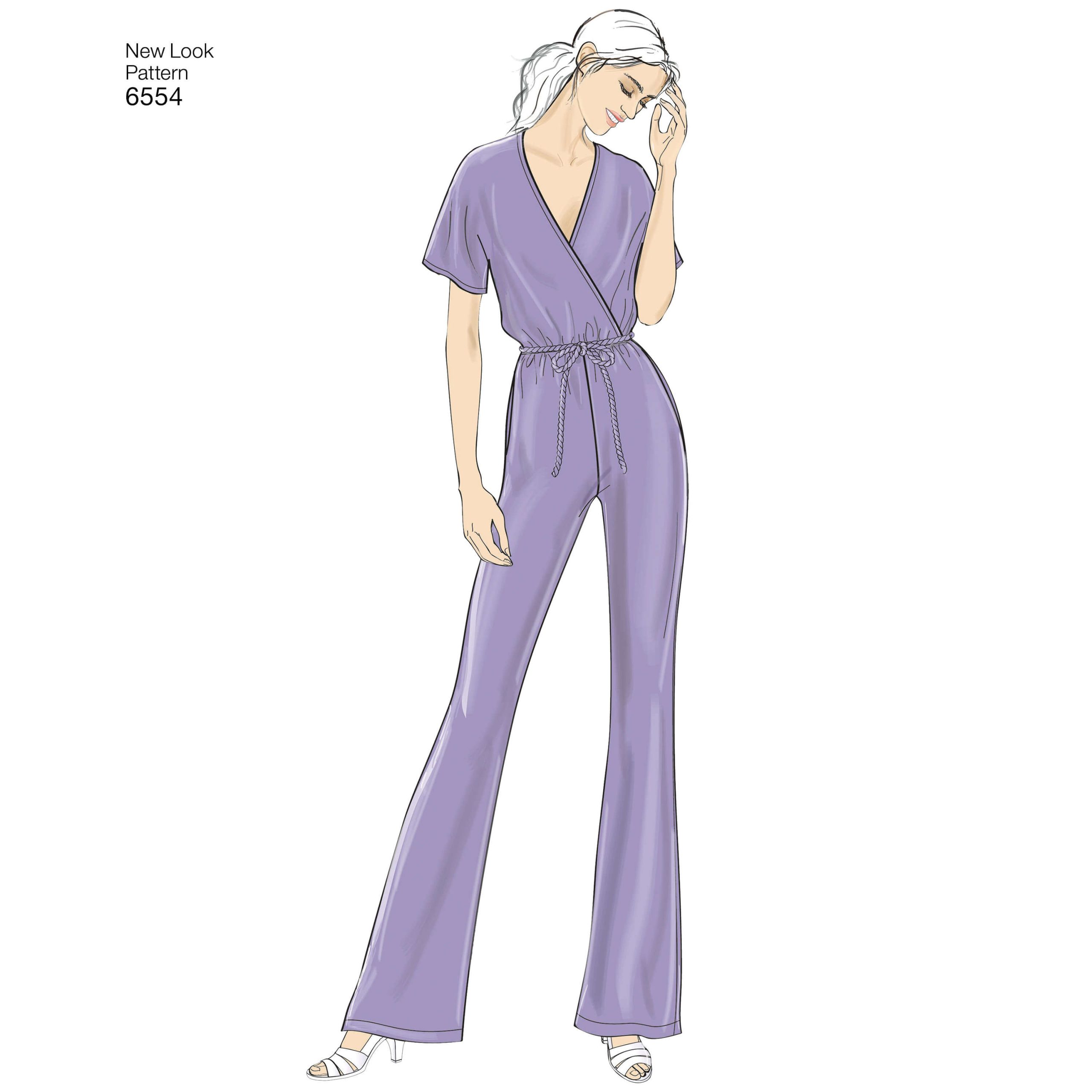 New Look Pattern 6554 Misses’ Knit Jumpsuit and Dresses - Sewdirect