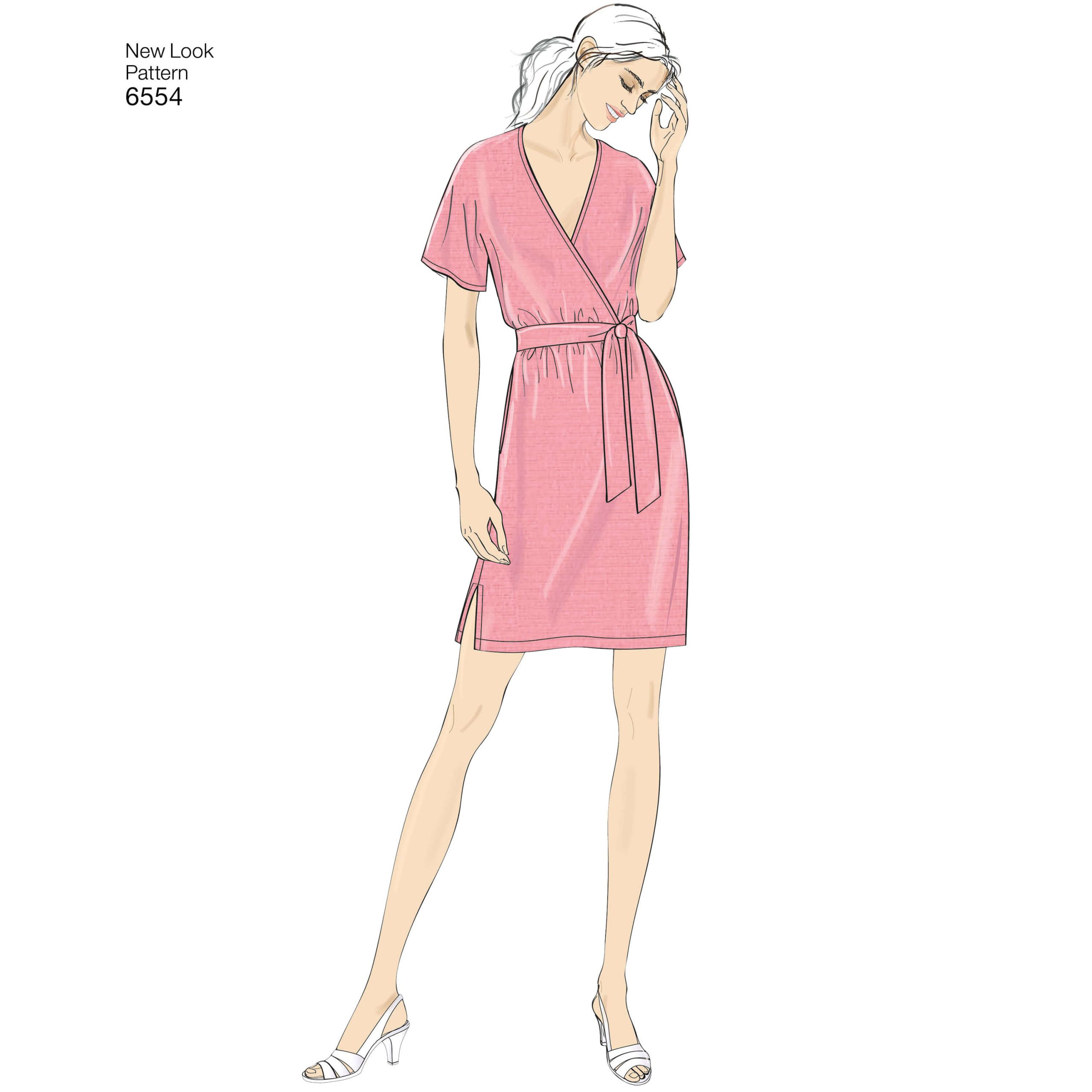 New Look Pattern 6554 Misses’ Knit Jumpsuit and Dresses - Sewdirect