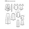 New Look Sewing Pattern N6735 Misses’ Coordinates - Sewdirect