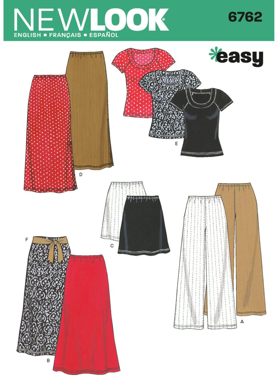 New Look Sewing Pattern N6762 Misses’ Coordinates - Sewdirect