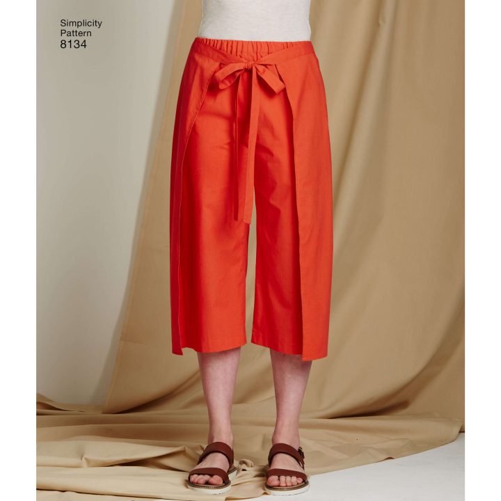Simplicity Pattern 8134 Misses’ Easy-to-Sew Trousers and Shorts - Sewdirect