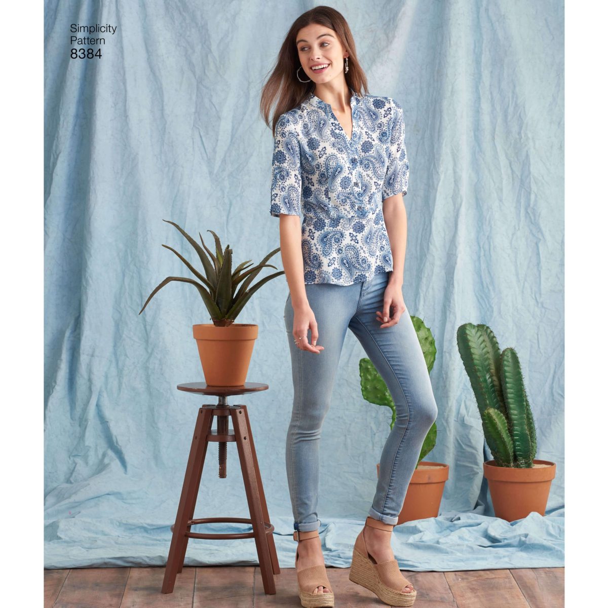 Simplicity Pattern 8384 Misses’ Dress with Length Variations and Top ...