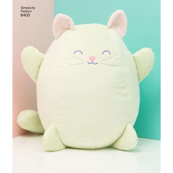 Simplicity Pattern 8403 Stuffed Kitties - Sewdirect
