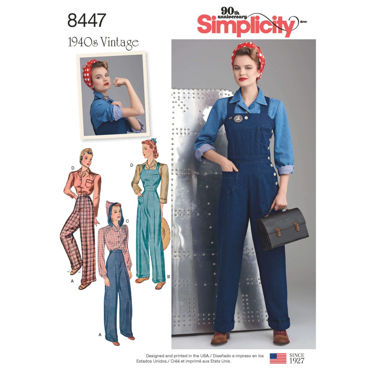 Simplicity Sewing Pattern S8447 Women’s Vintage Trousers, Overalls and ...