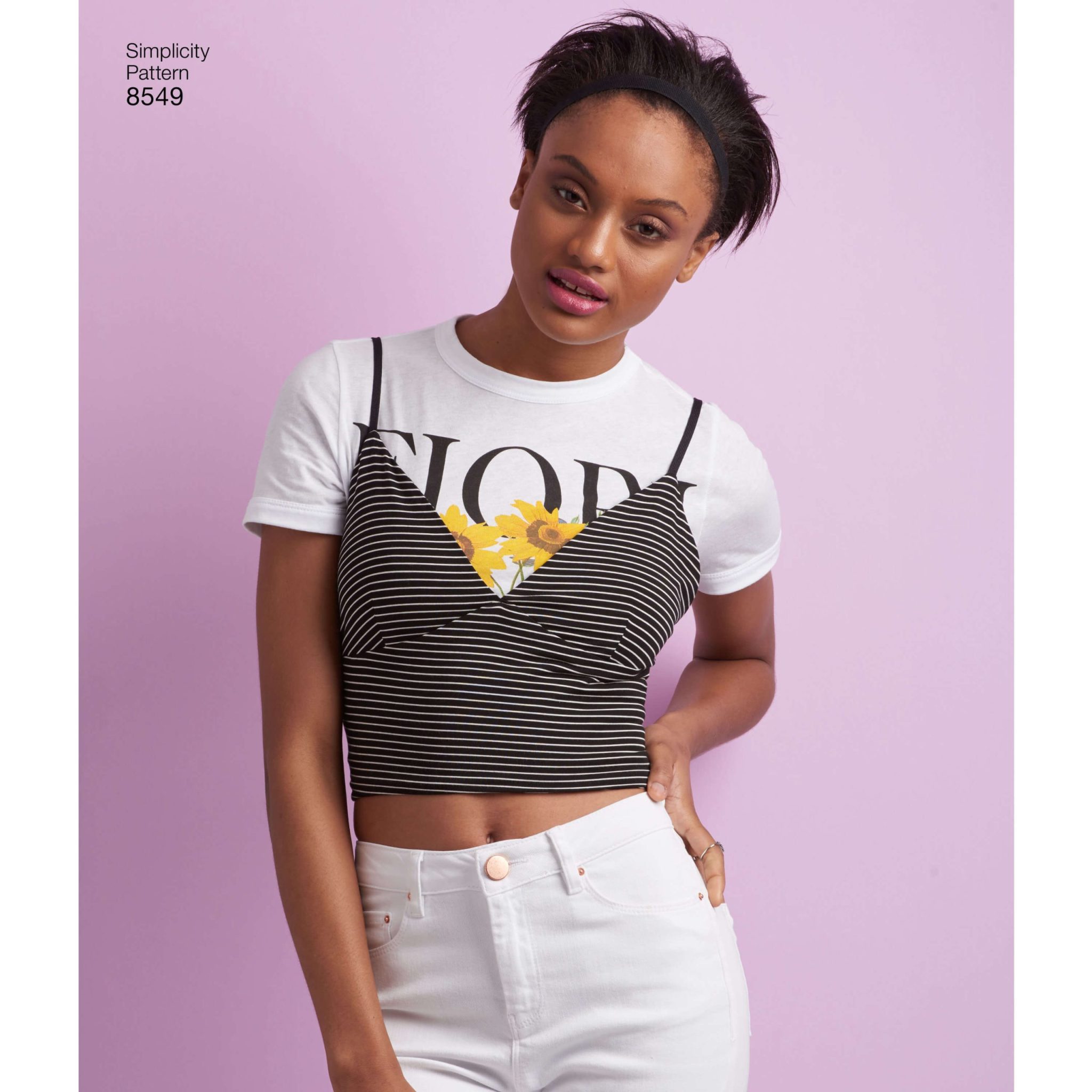 Simplicity Pattern 8549 Misses’ Bra Tops - Sewdirect