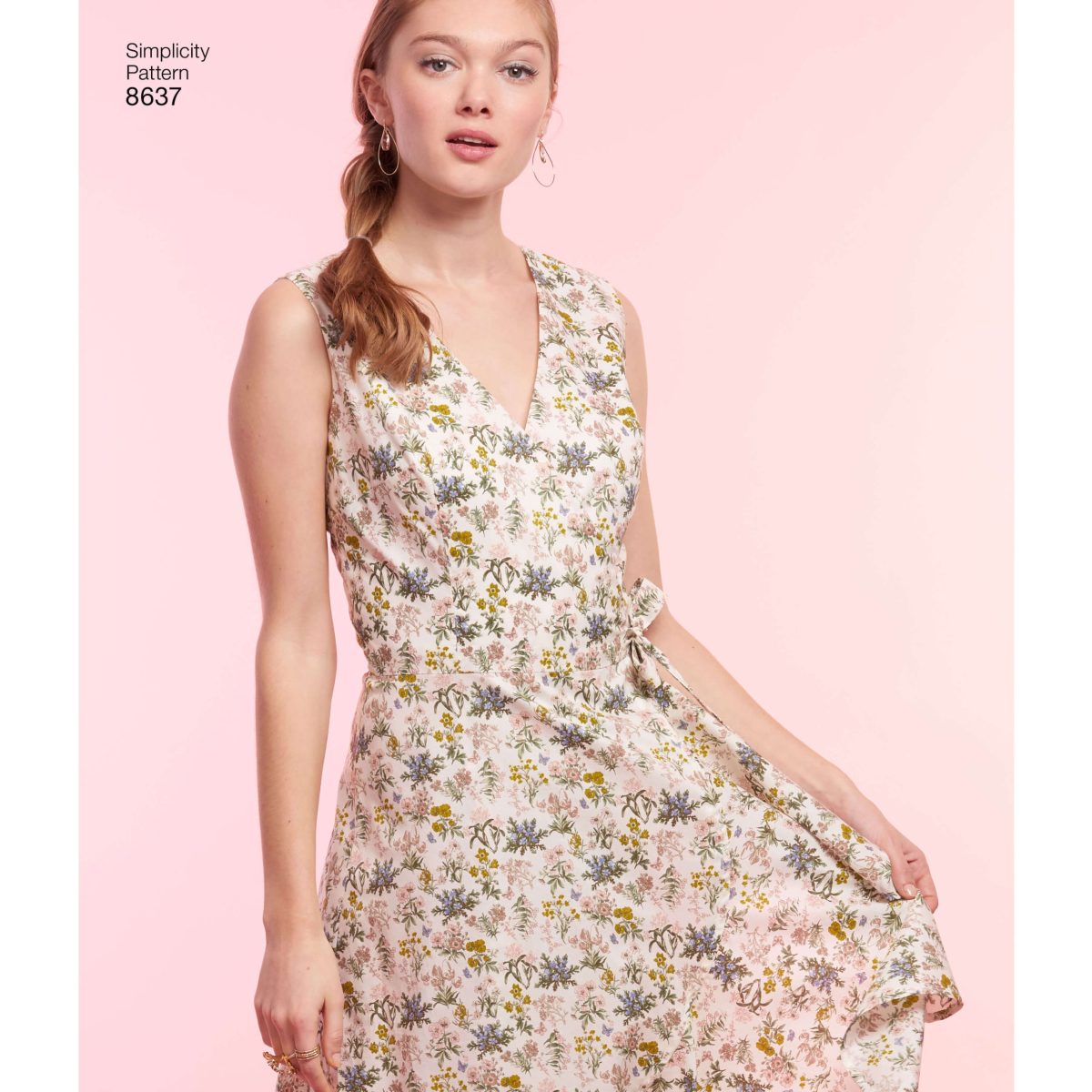 Simplicity Sewing Pattern 8637 Misses’ Wrap Dress - Sewdirect