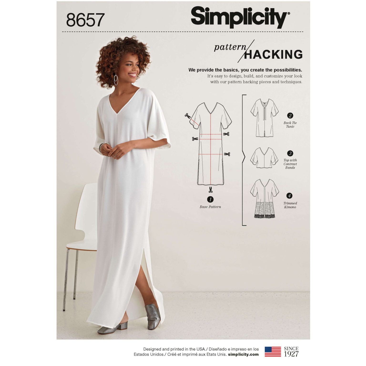 Simplicity Sewing Pattern S8657 Misses’ Caftan with Options for Design ...