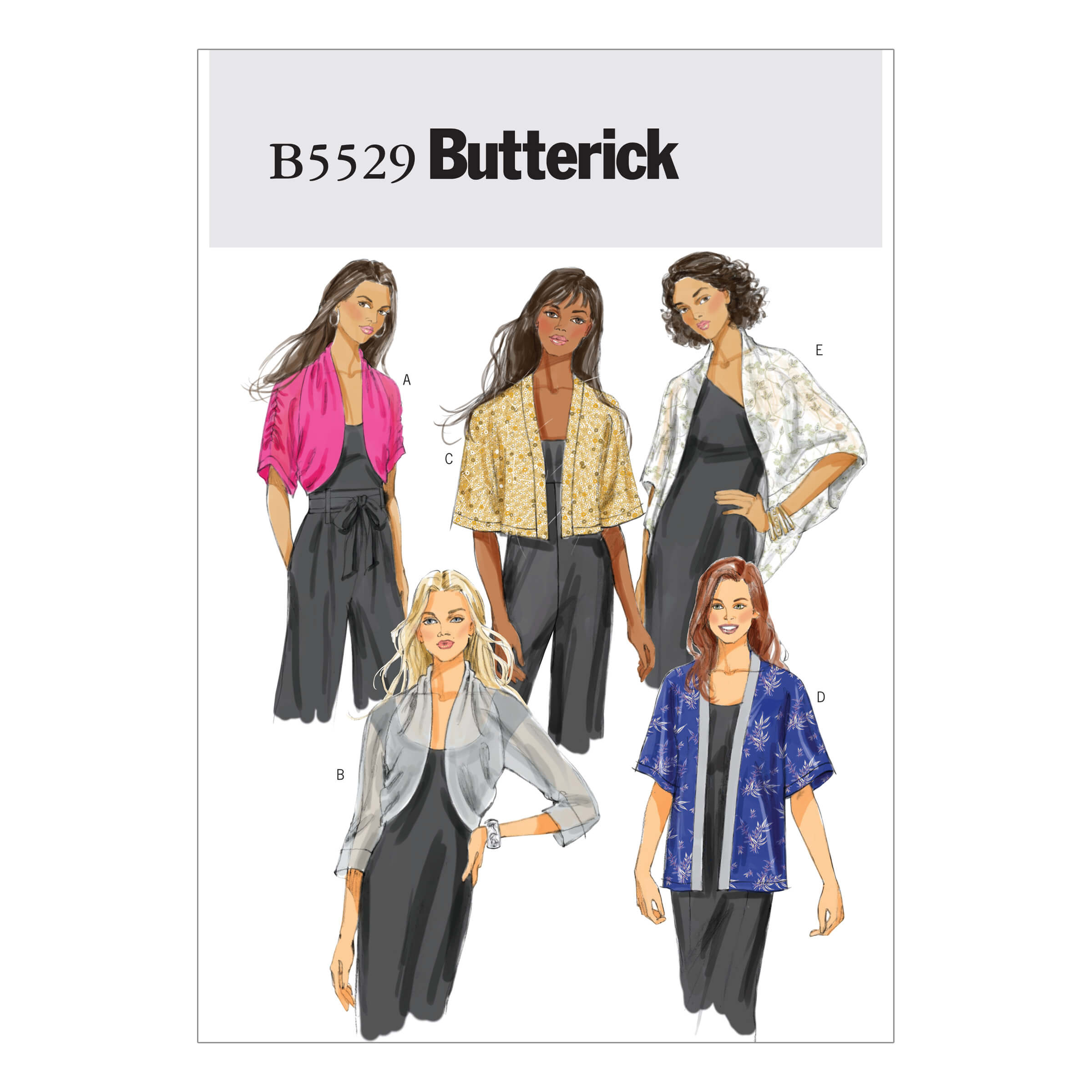 Butterick Sewing Pattern B5529 Misses’ Jacket - Sewdirect