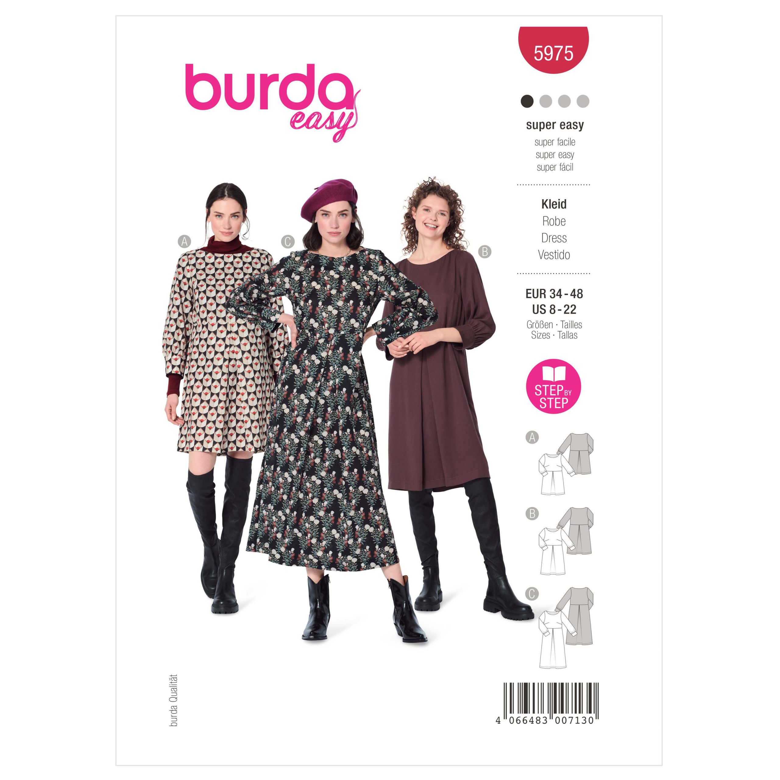 Burda Style Pattern B5975 Misses’ Dress - Sewdirect
