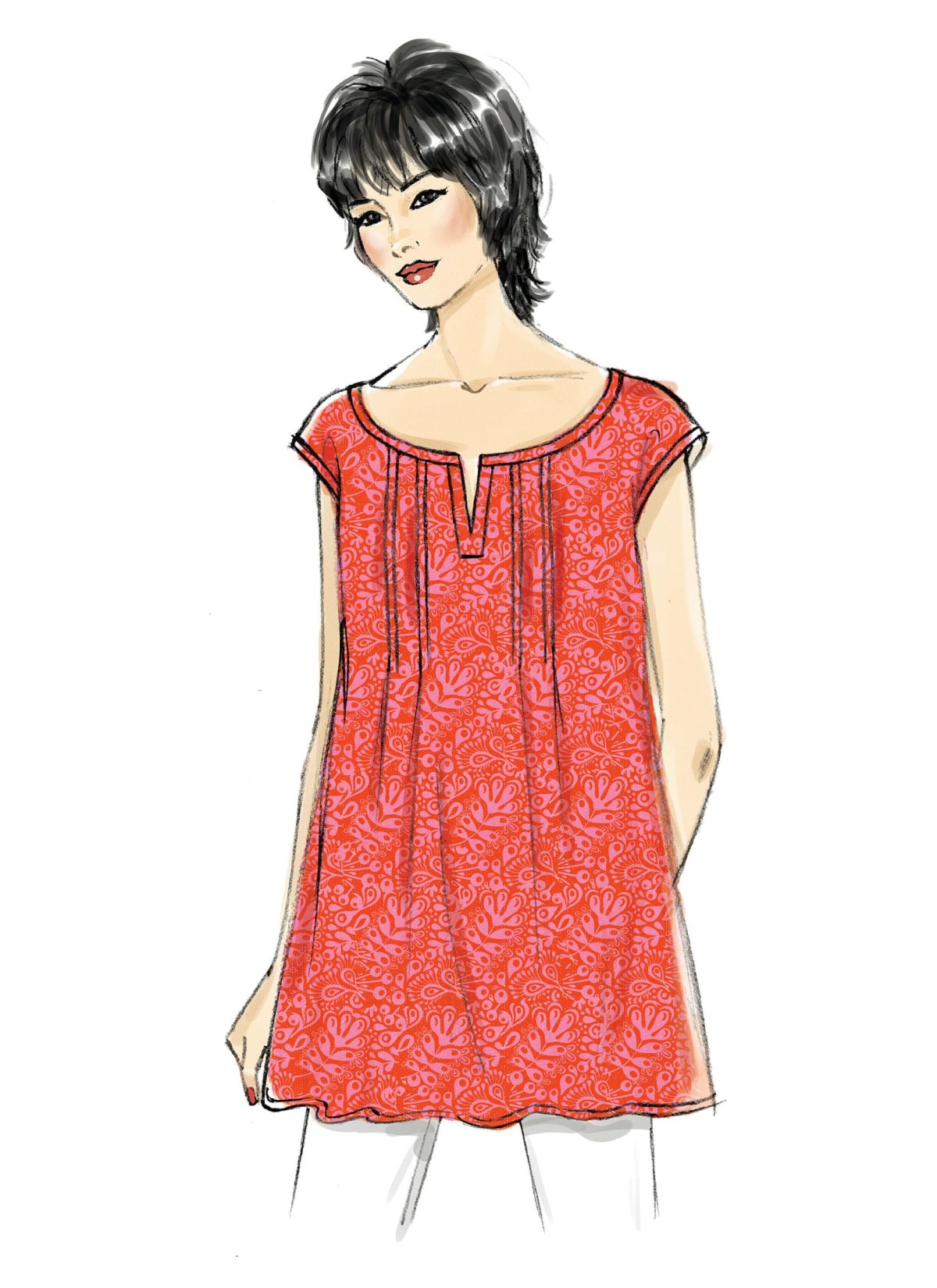 Butterick Sewing Pattern B6024 Misses’ Top - Sewdirect