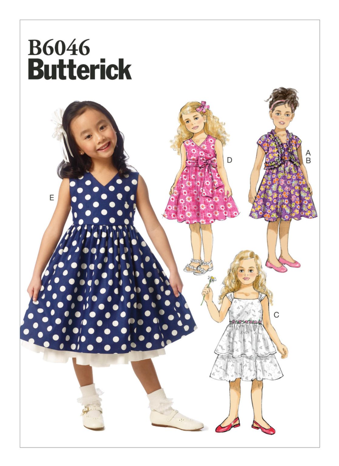 Butterick Sewing Pattern B6046 Children’s/Girls’ Ruffled Shrug and ...