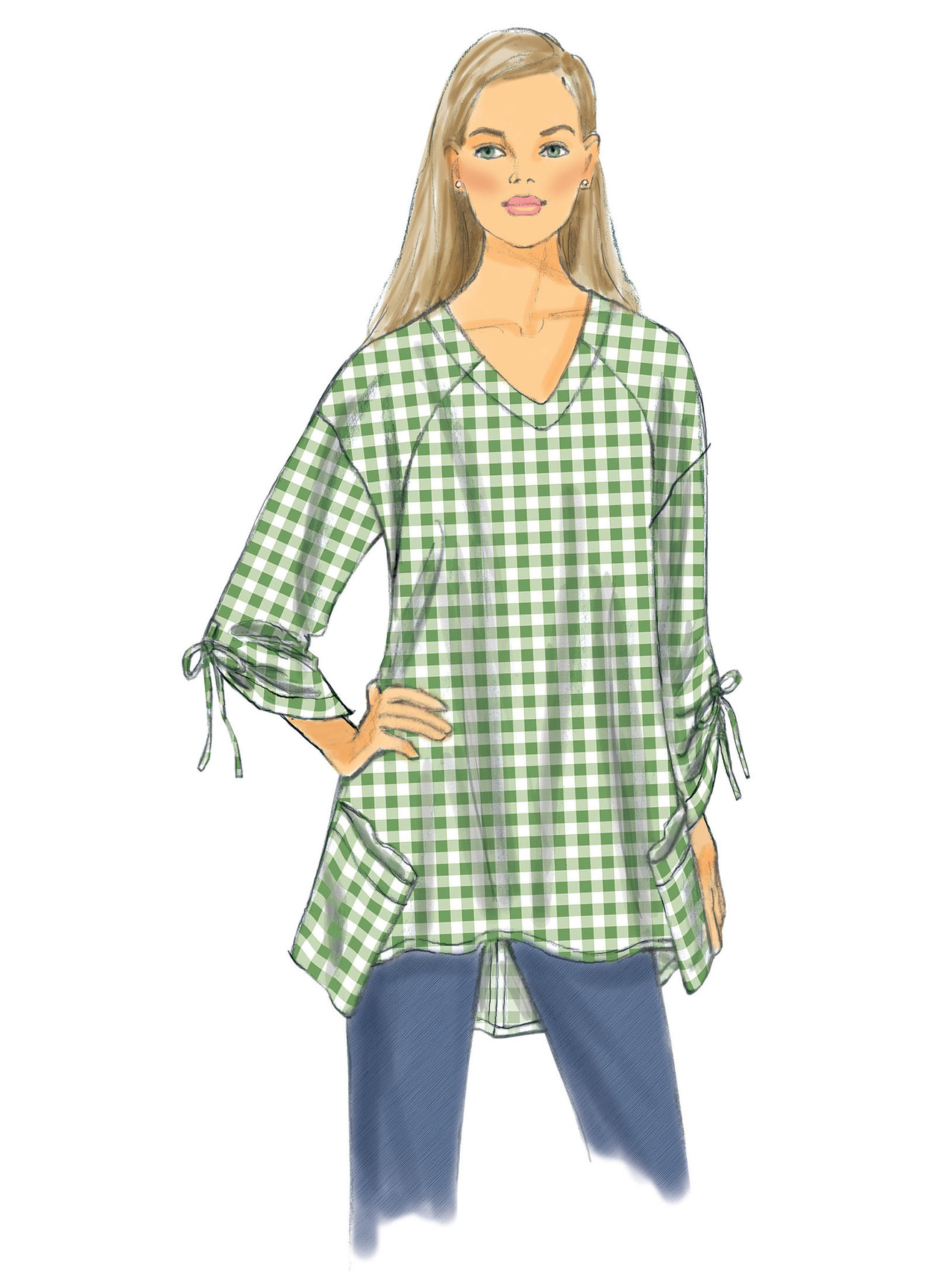 Butterick Sewing Pattern B6215 Misses’ Raglan Sleeve Tops - Sewdirect