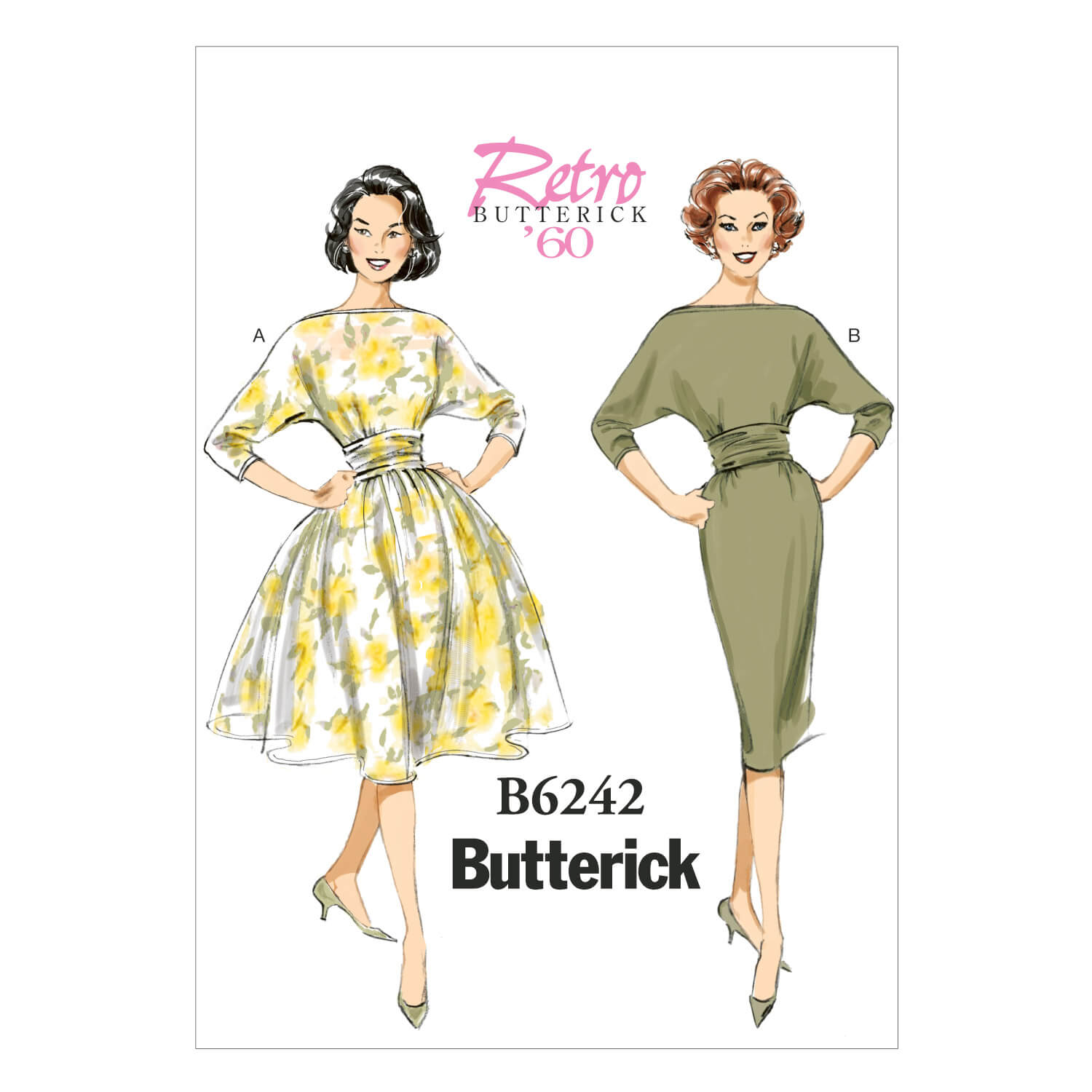 Butterick Sewing Pattern B6242 Misses’ Dress - Sewdirect