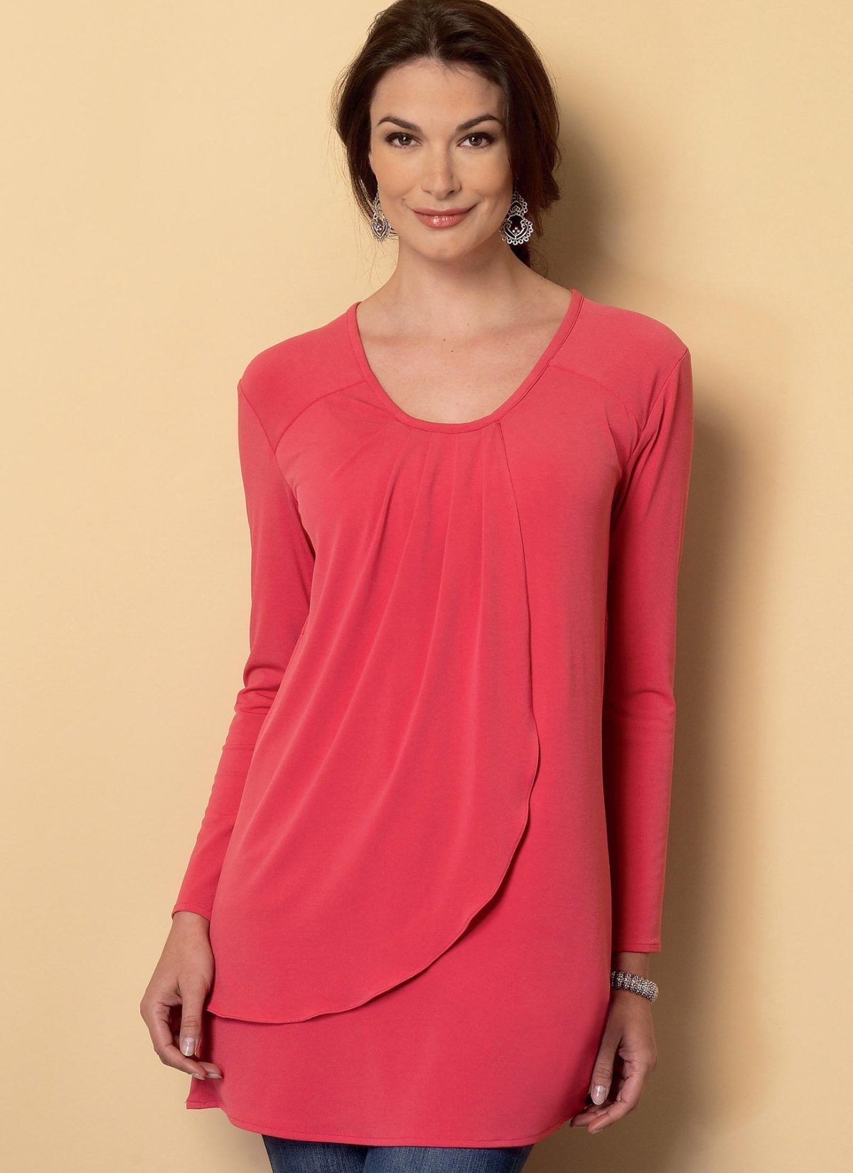 Butterick Sewing Pattern B6246 Misses’ Tulip-Hem Tops - Sewdirect