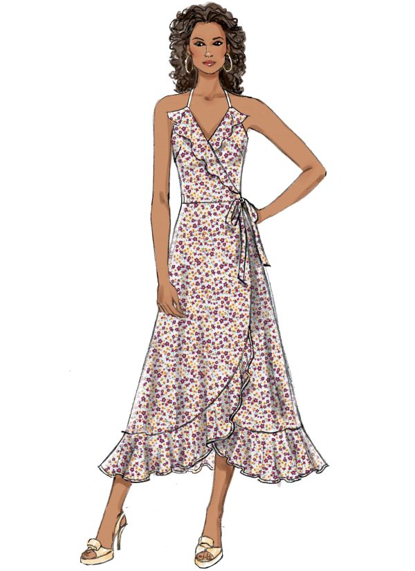 Butterick Sewing Pattern B6554 Misses’ Wrap Dresses - Sewdirect