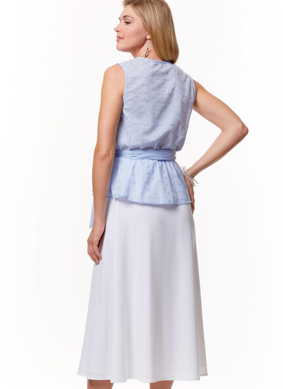 Butterick Sewing Pattern B6568 Misses’ Top, Sash, Jumpsuit And Skirt ...