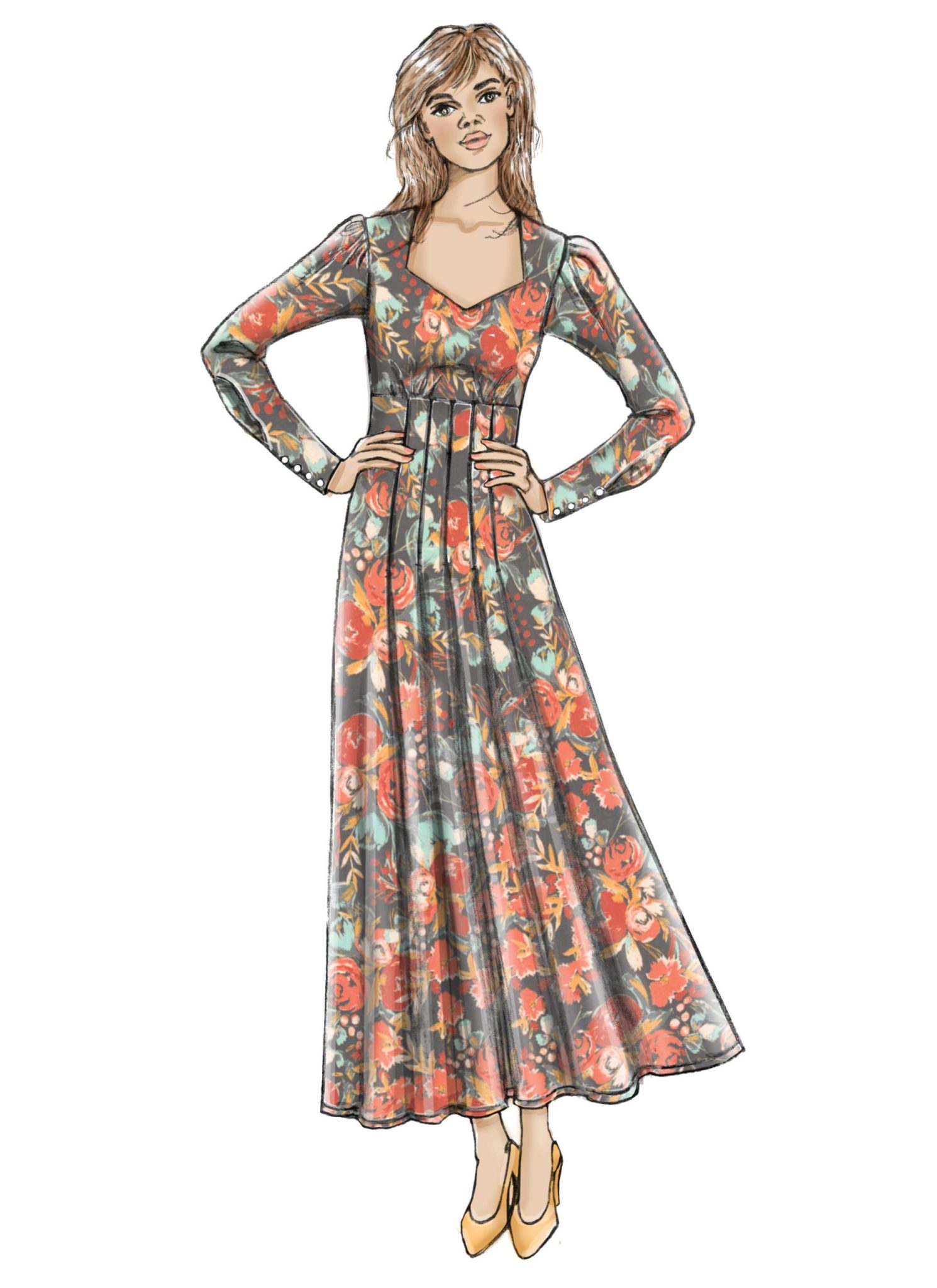 Butterick Sewing Pattern B6586 Misses’ Dress - Sewdirect