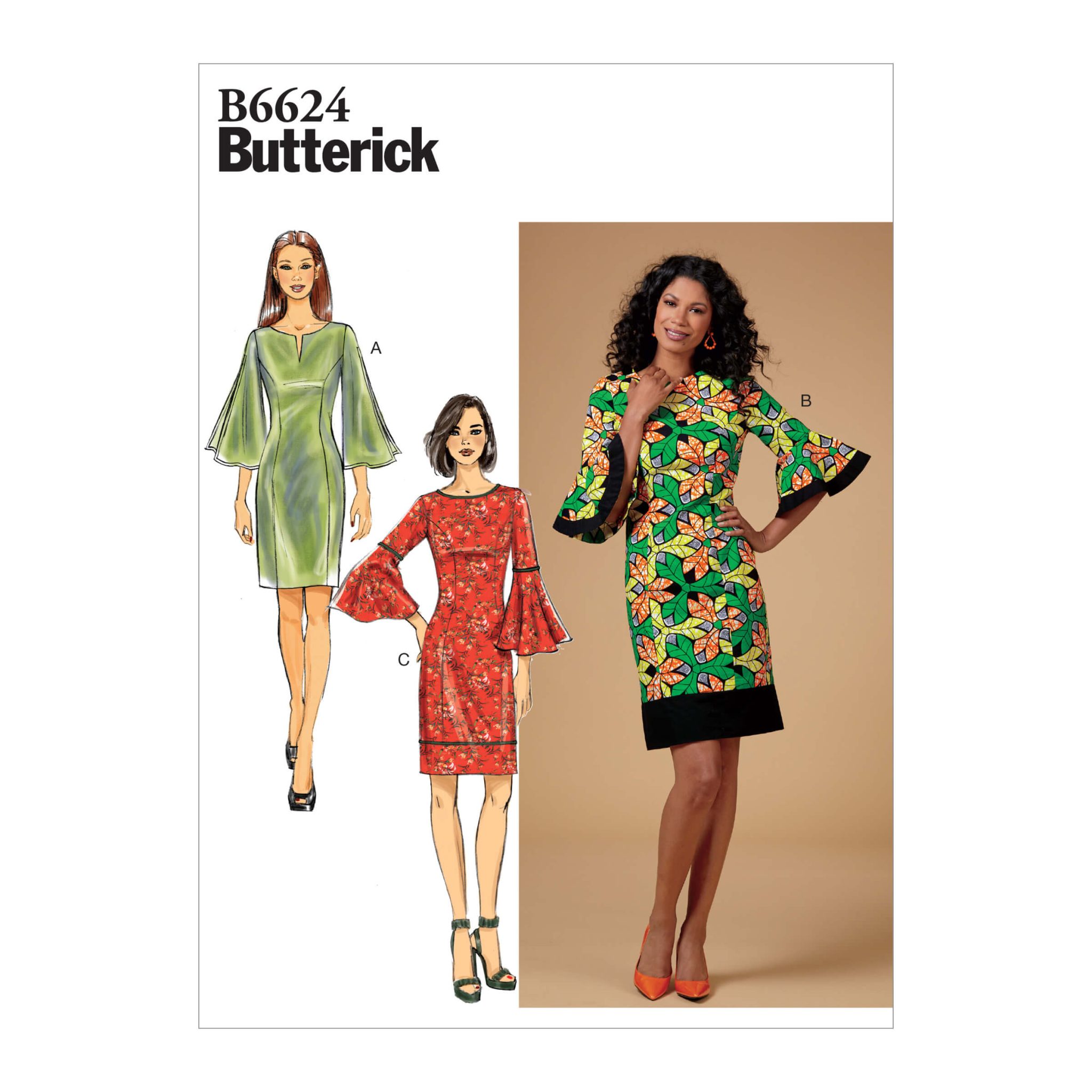Butterick Sewing Pattern B6624 Misses’/Misses’ Petite, Women’s/Women’s ...