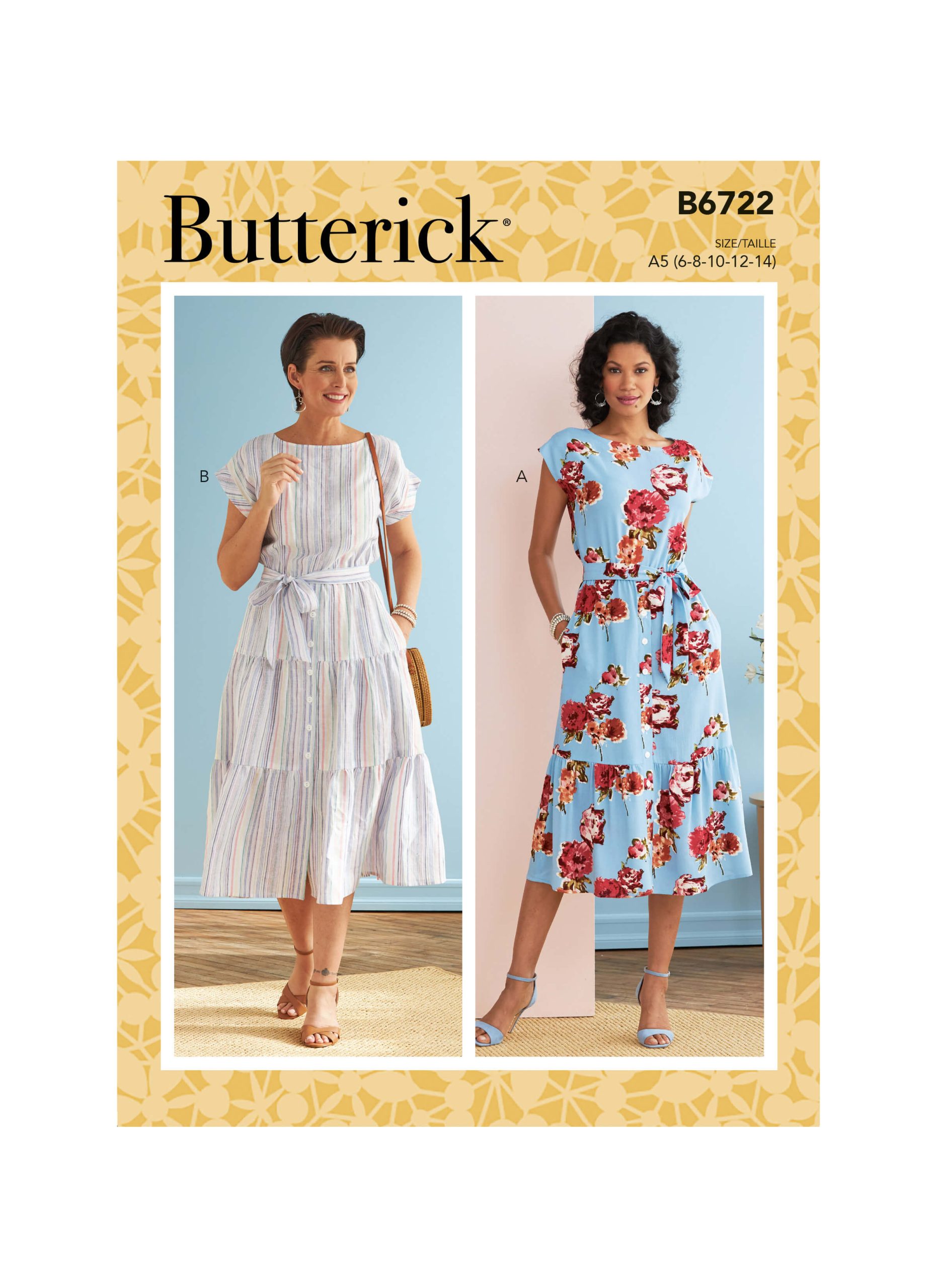 Butterick Sewing Pattern B6722 Misses’ Dresses - Sewdirect