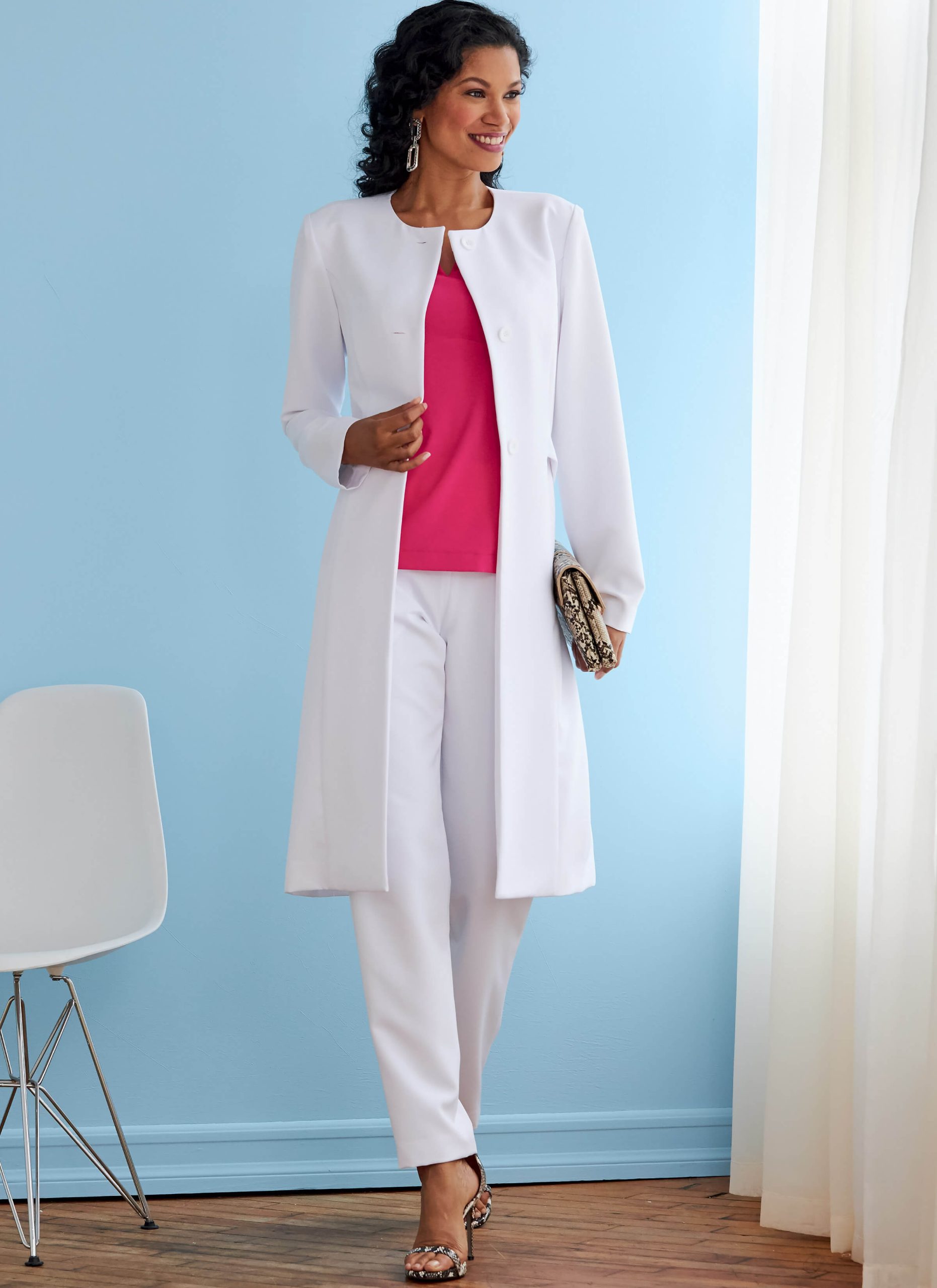 Butterick Sewing Pattern B6740 Misses’ Jacket, Coat, Top & Trousers ...