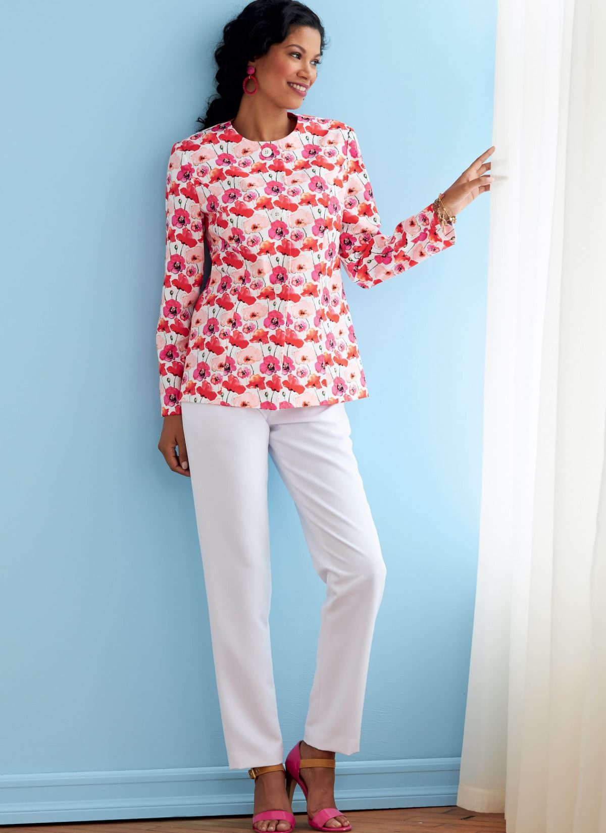 Butterick Sewing Pattern B6740 Misses’ Jacket, Coat, Top & Trousers ...