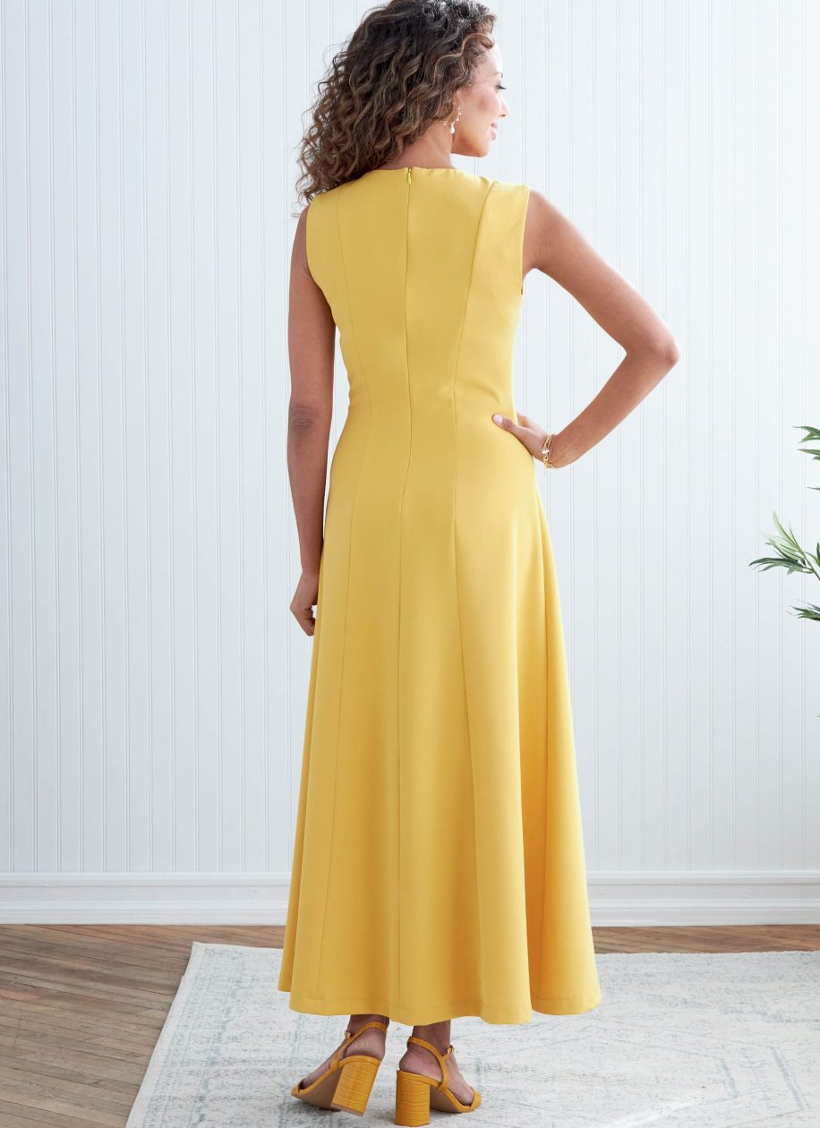 Butterick Sewing Pattern B6850 Misses’ Jewel or V-Neck Fit & Flare ...
