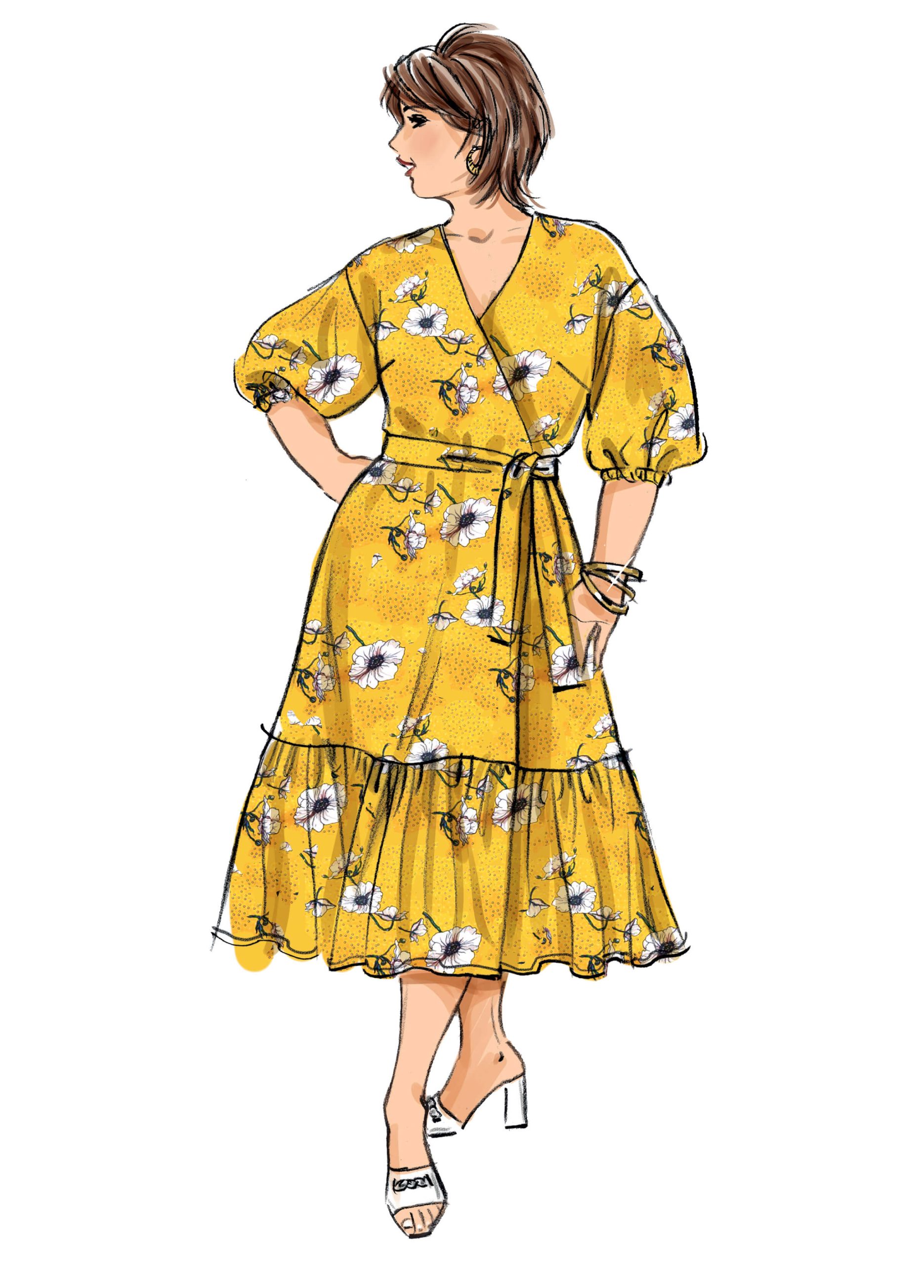 Butterick Sewing Pattern B6873 Women’s Dress and Sash - Sewdirect