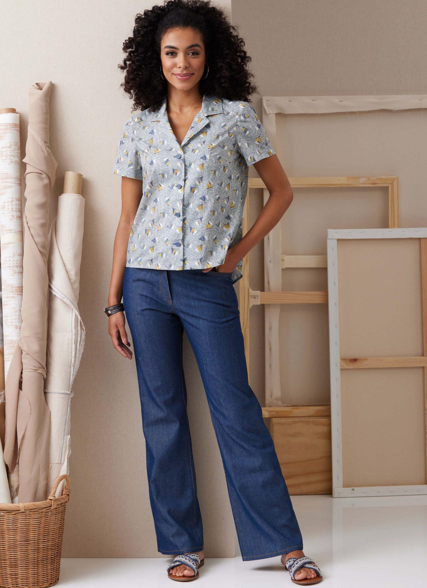 Butterick Sewing Pattern B6924 Misses’ Shirts By Palmer/Pletsch - Sewdirect