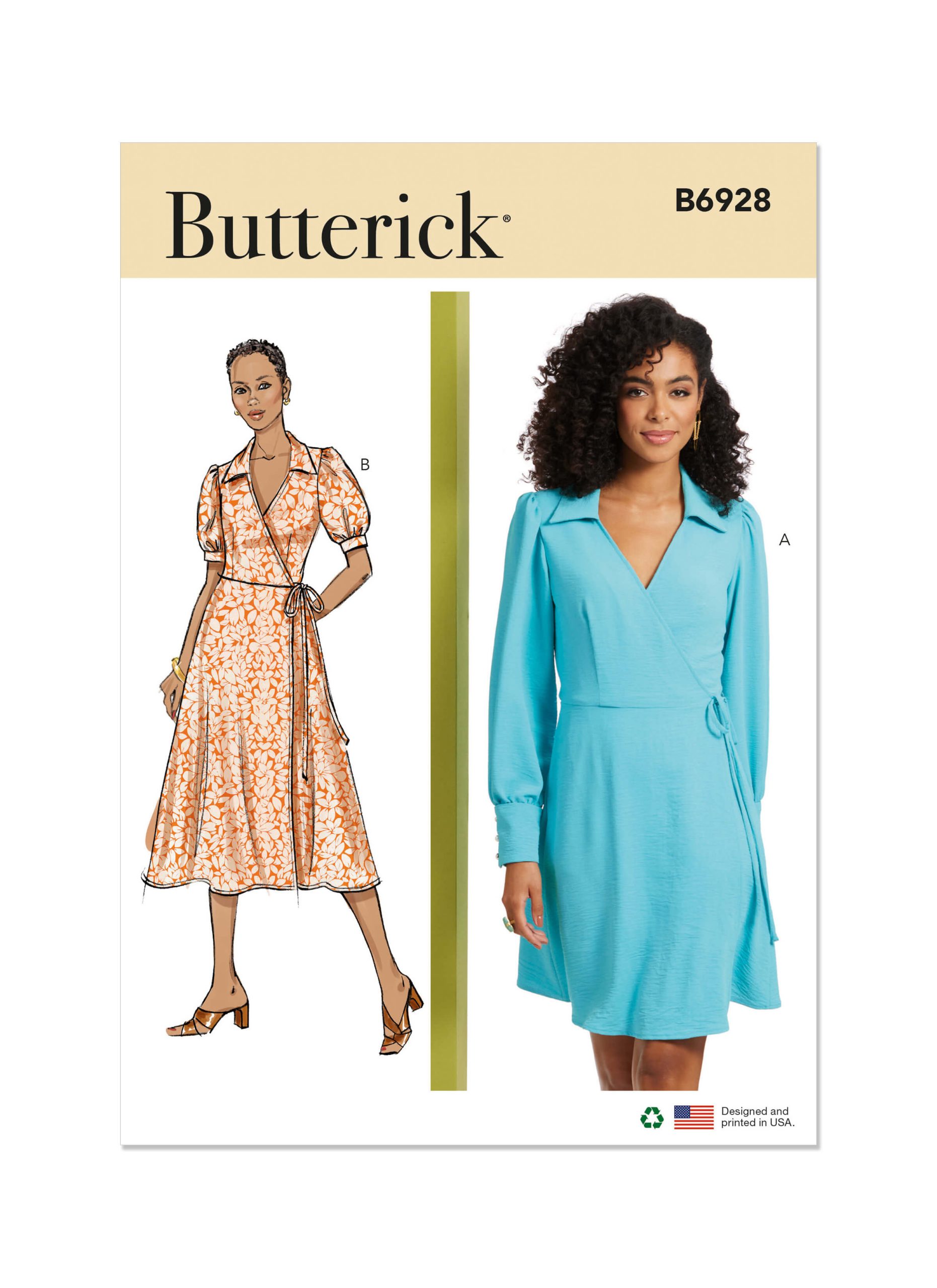 Butterick Sewing Pattern B6928 Misses’ Dress in Two Lengths - Sewdirect