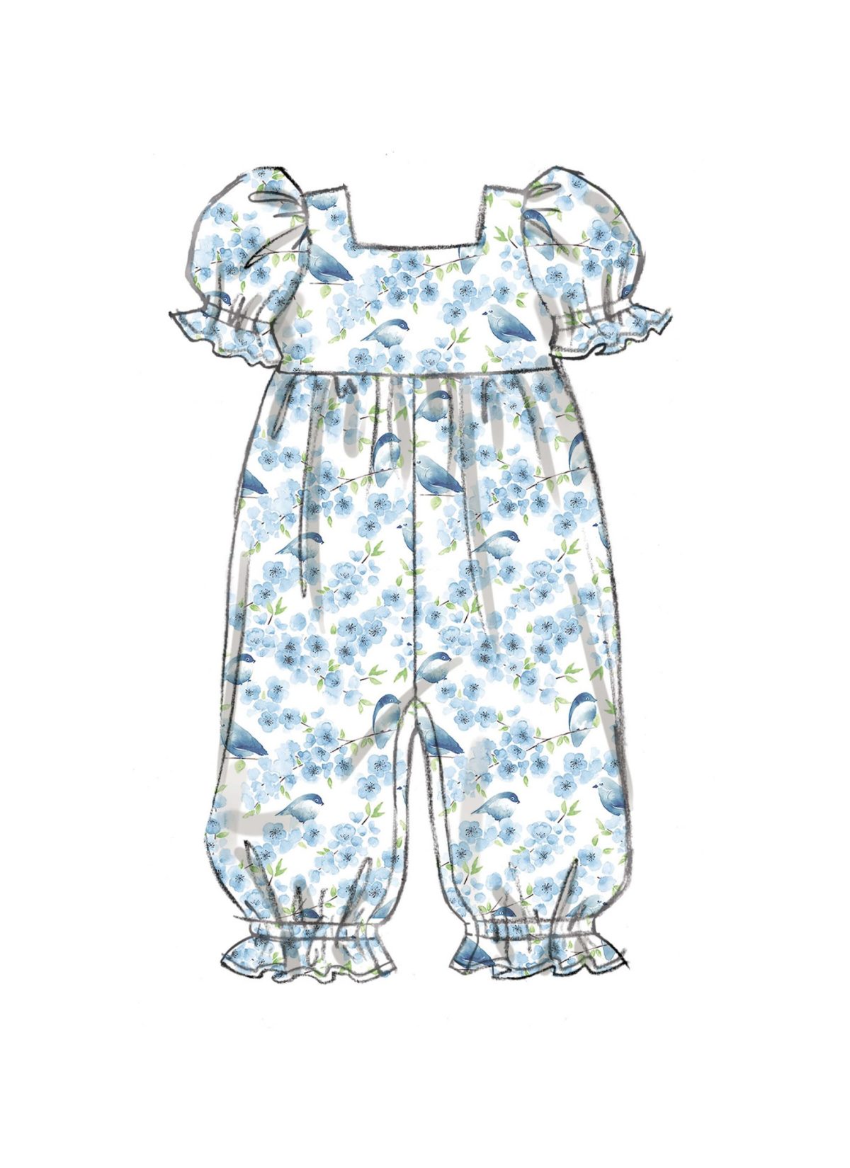 Butterick Sewing Pattern B6950 Babies’ Rompers, Dress, Bloomers and ...