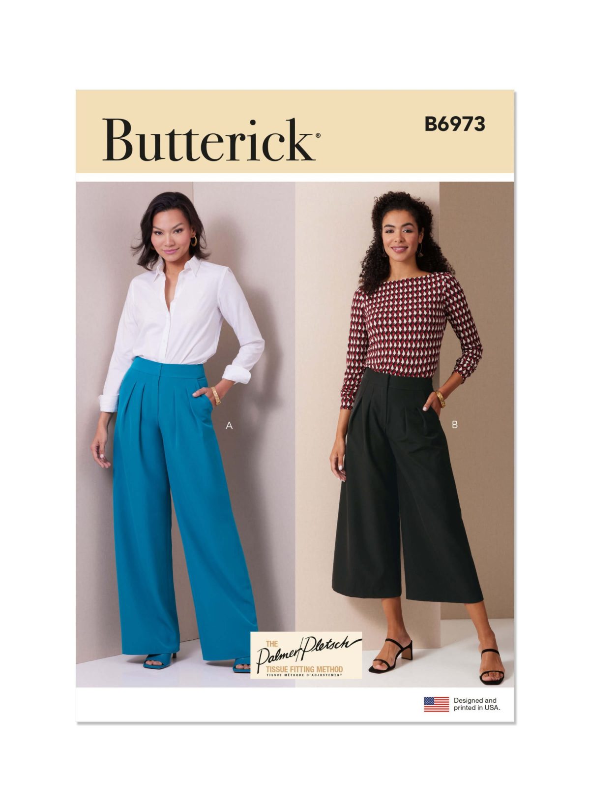 Butterick Sewing Pattern B6973 Misses’ Trousers by Palmer/Pletsch ...