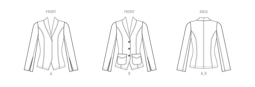 Butterick Sewing Pattern B7026 Misses’ Jackets by Palmer/Pletsch Tammie ...