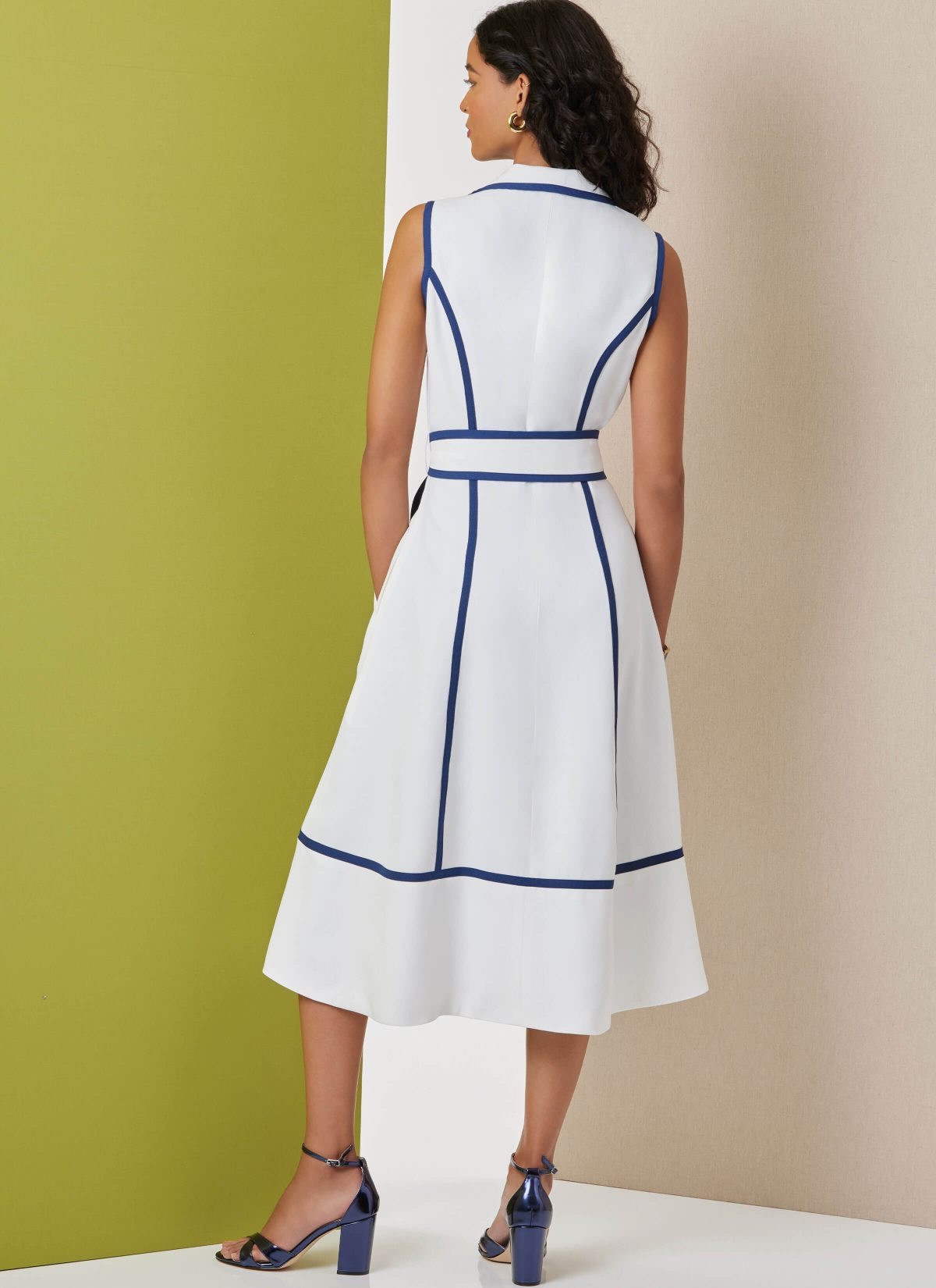 Butterick Sewing Pattern B7038 Misses’ Shirt Dress and Tie Belt - Sewdirect