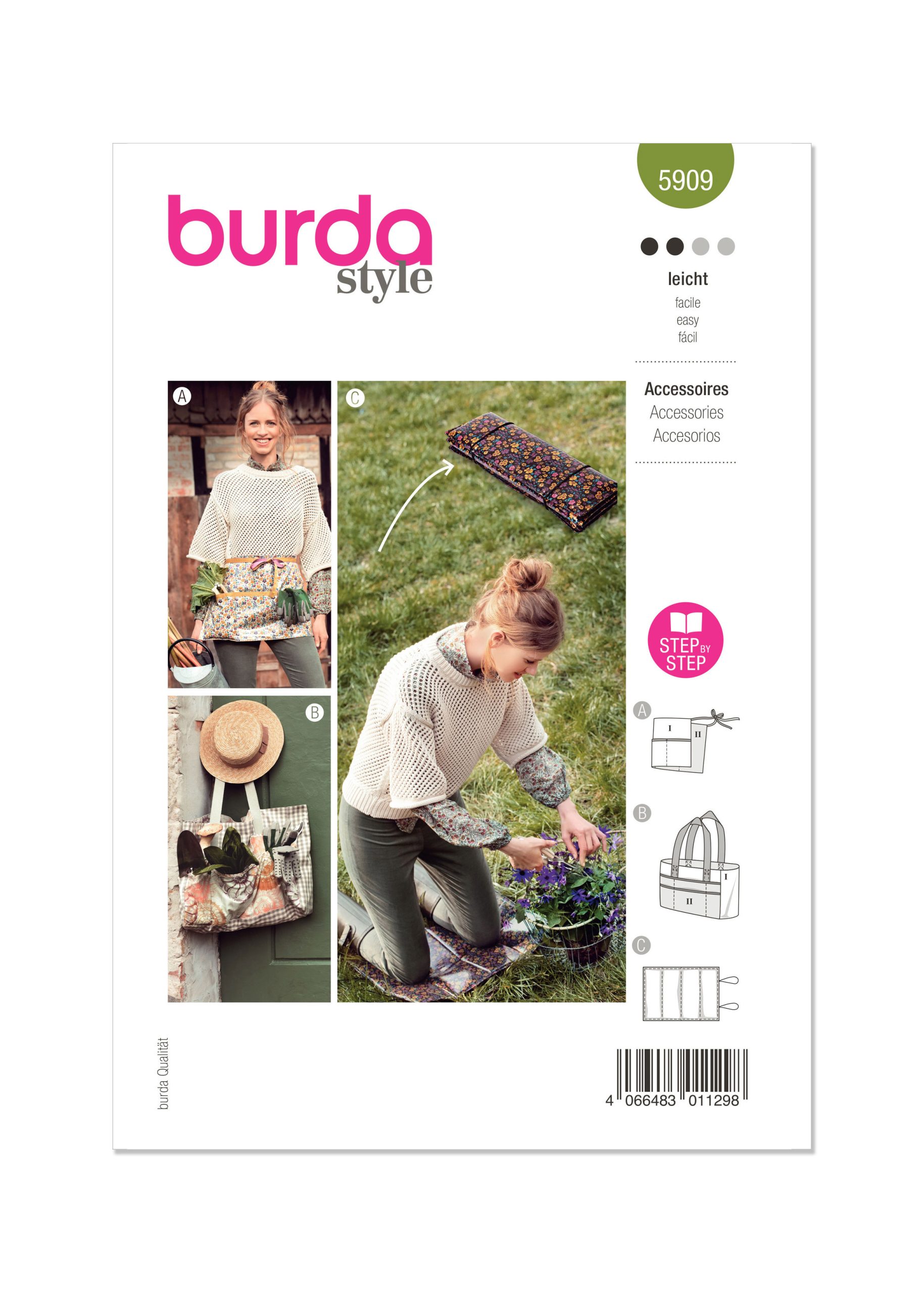 Burda Style Pattern B5909 Accessories - Sewdirect
