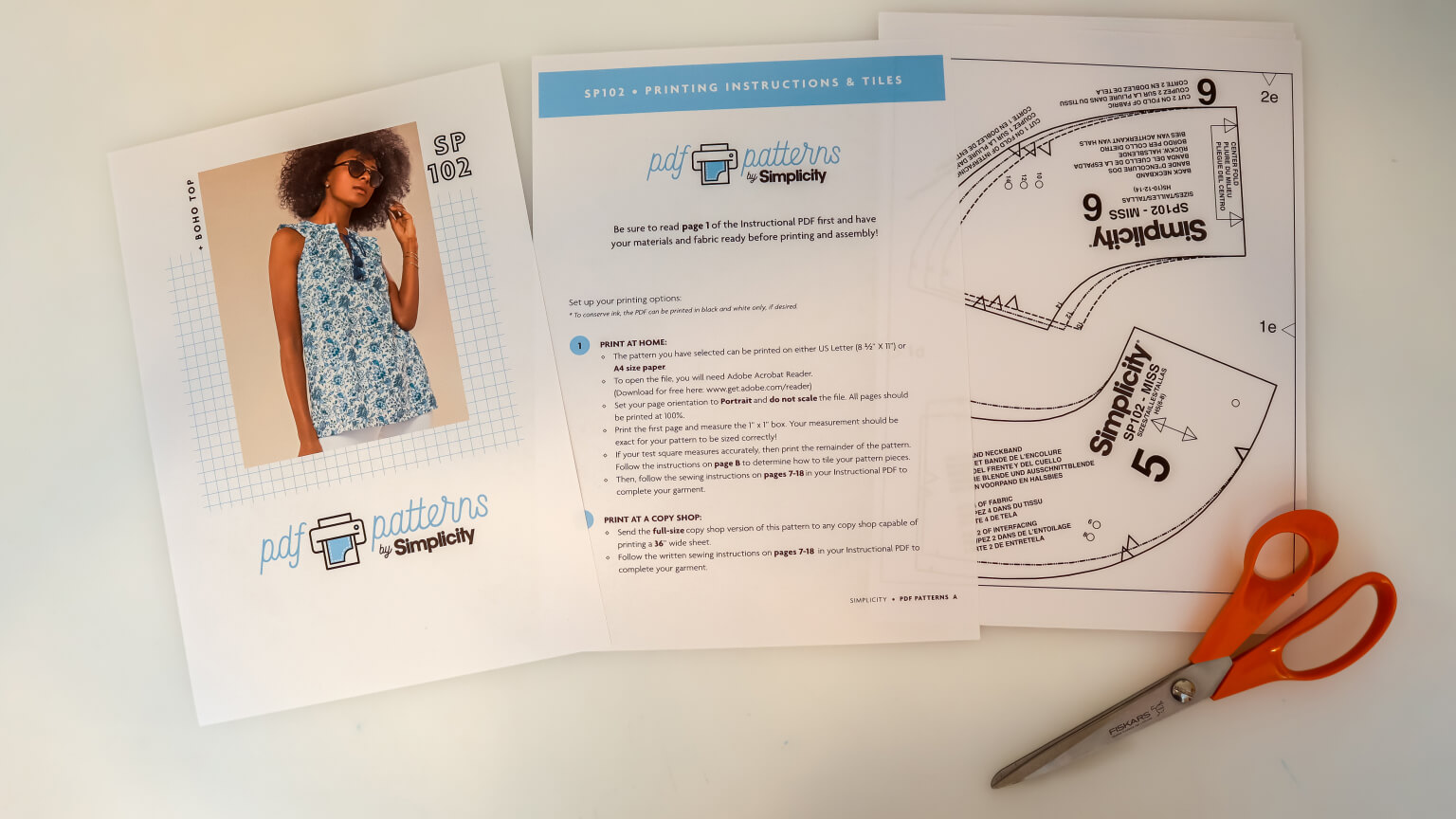 How to assemble a PDF pattern - Sewdirect