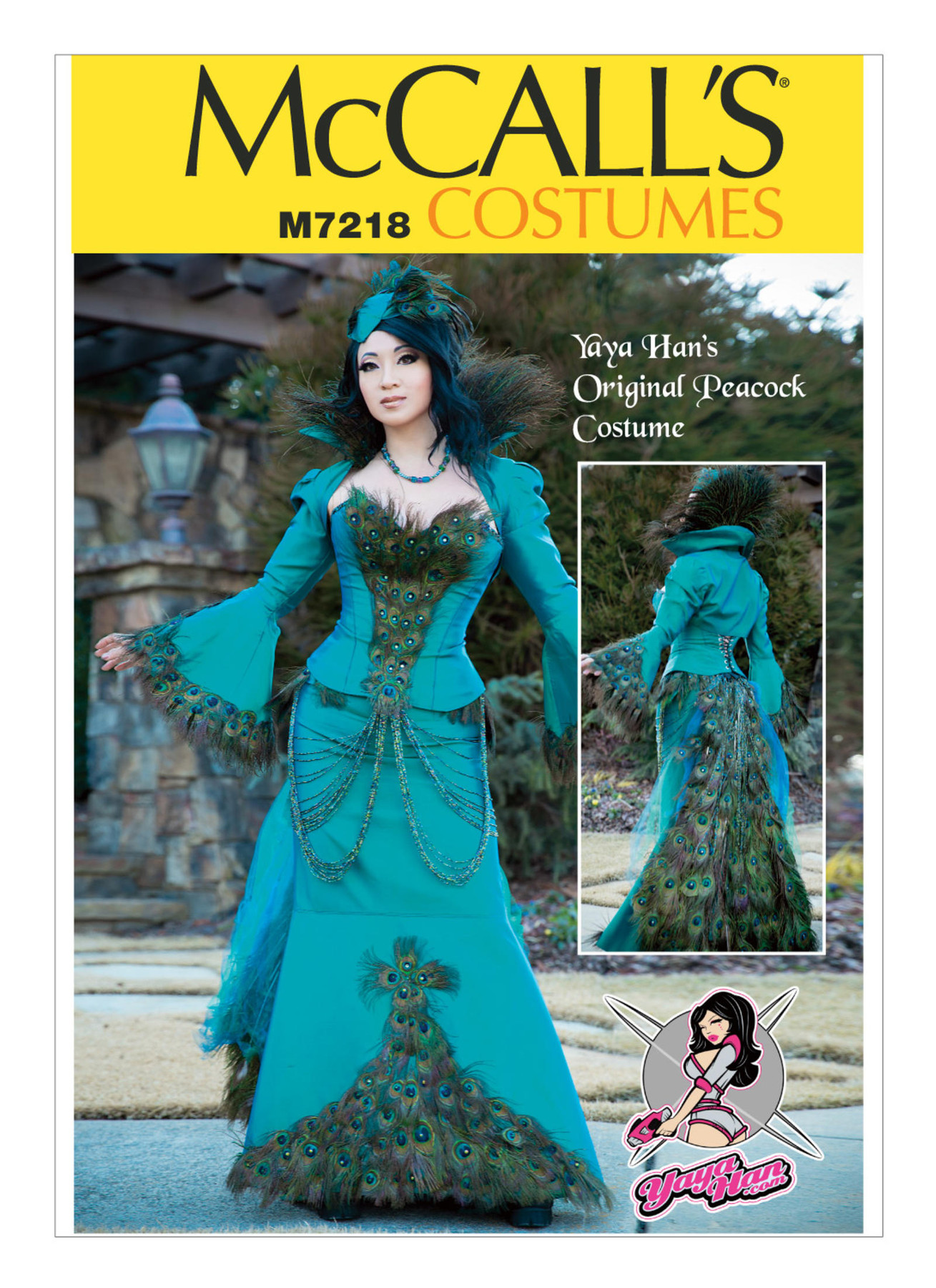 McCall’s Sewing Pattern M7218 Yaya Han Peacock Jacket, Corset and Skirt - Sewdirect