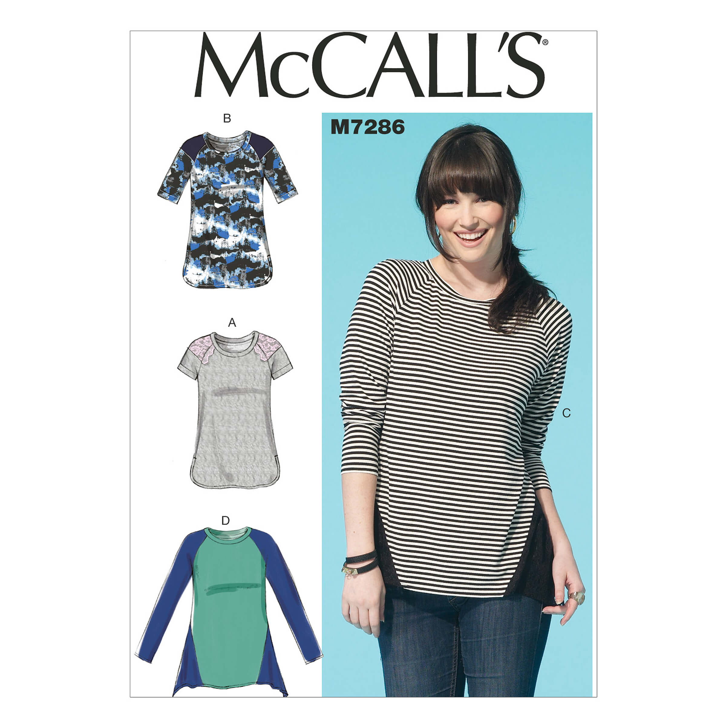 McCall’s Sewing Pattern M7286 Misses’ Tops - Sewdirect
